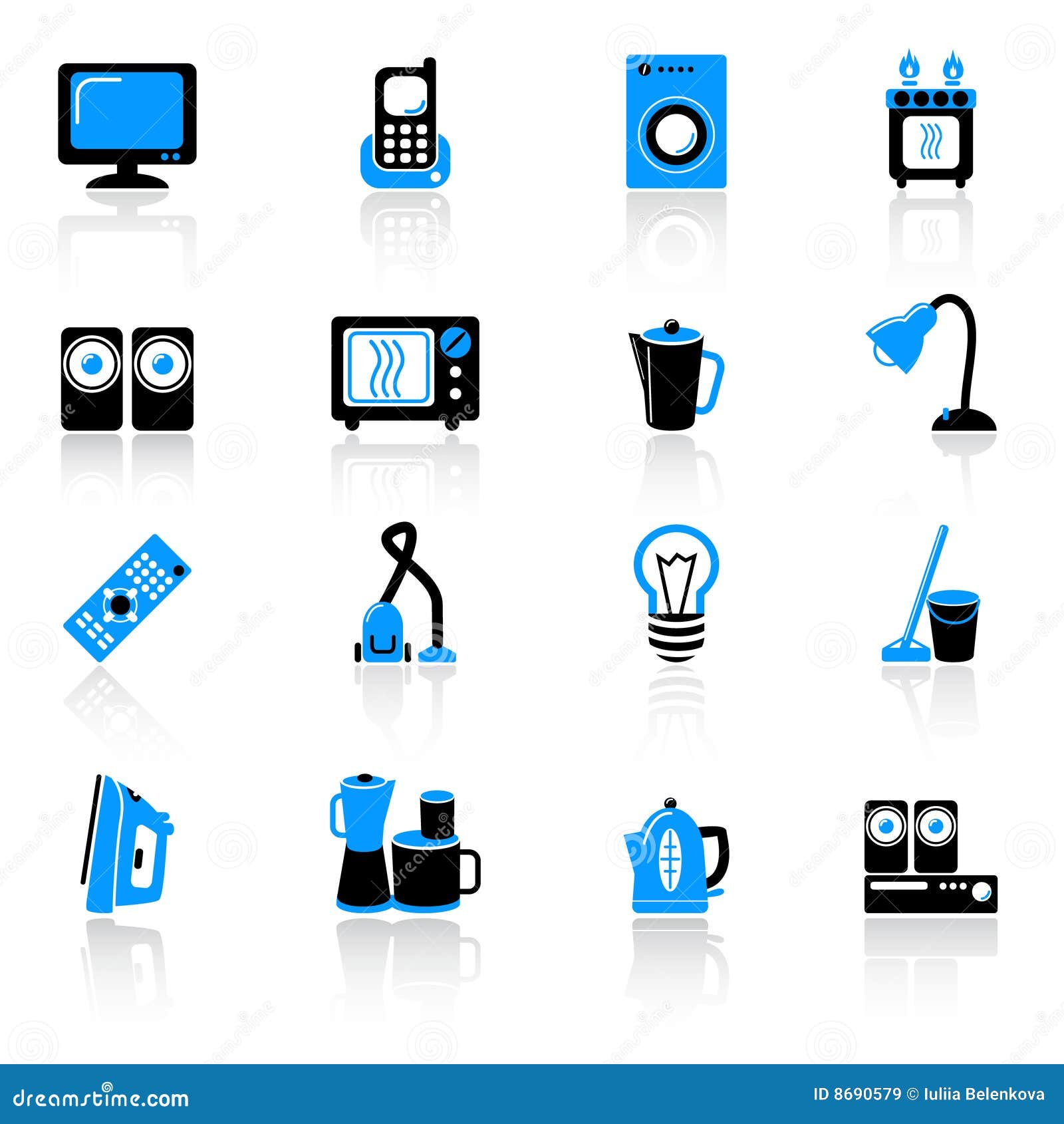 Cat Equipment Set Icons In Black Style. Big Collection Cat Equipment ...