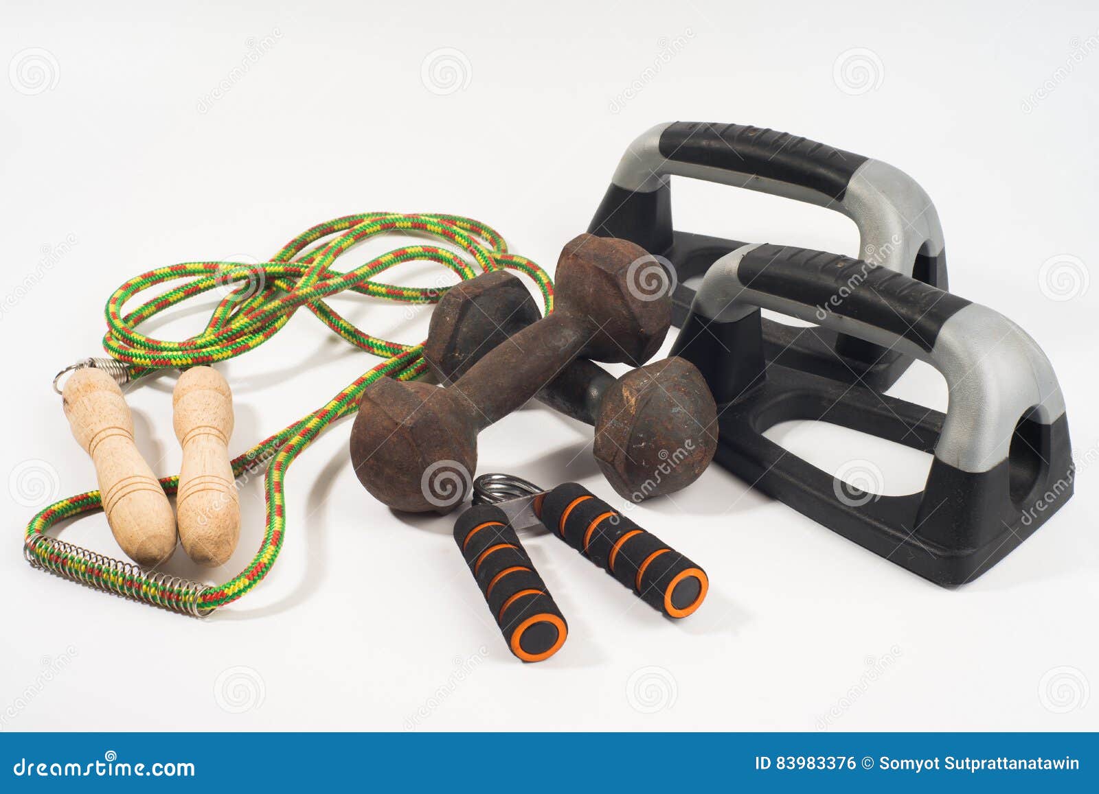 Home exercise tools basic stock photo. Image of home - 83983376