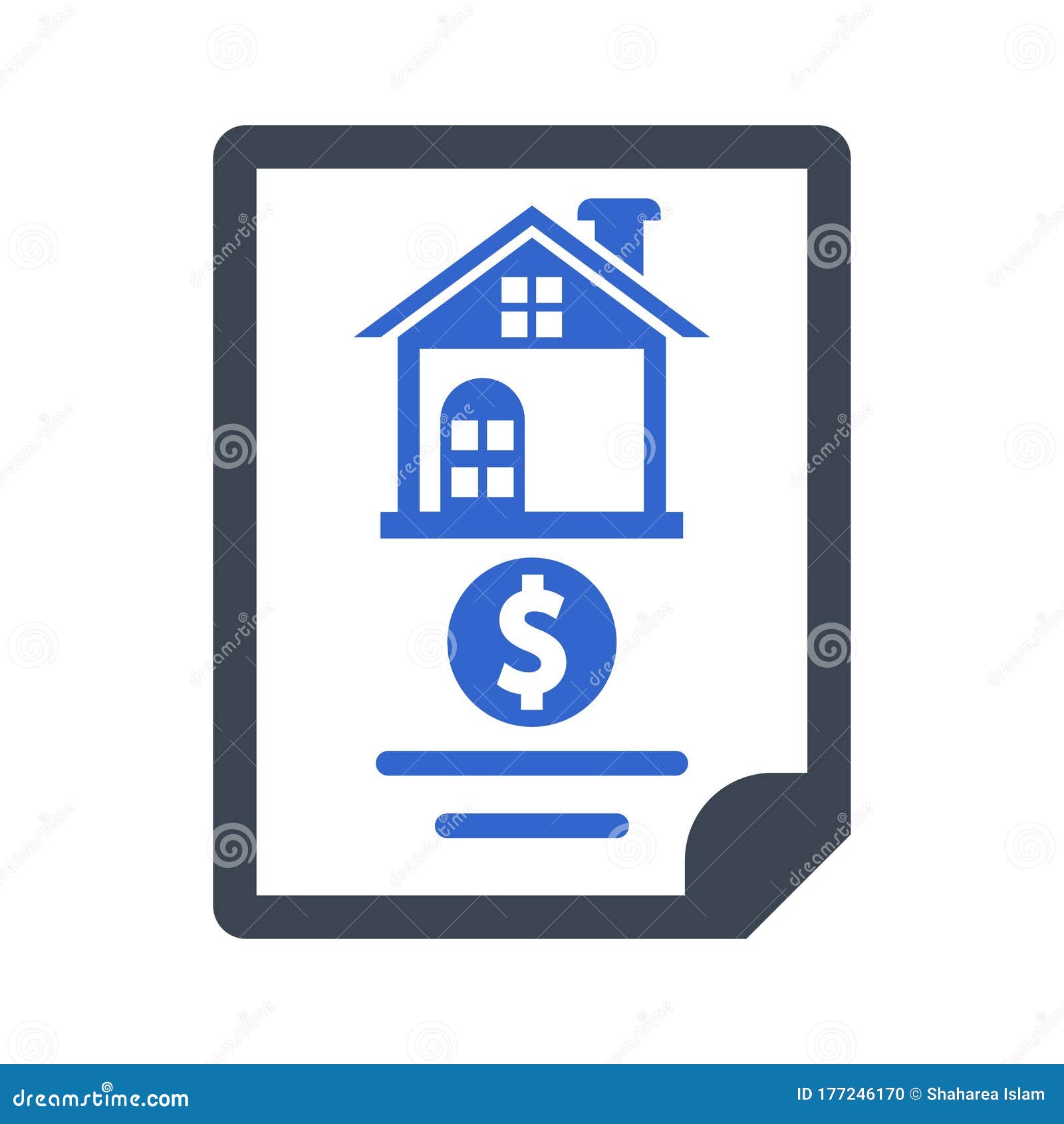 Home Financial policy icon stock vector. Illustration of insurance ...