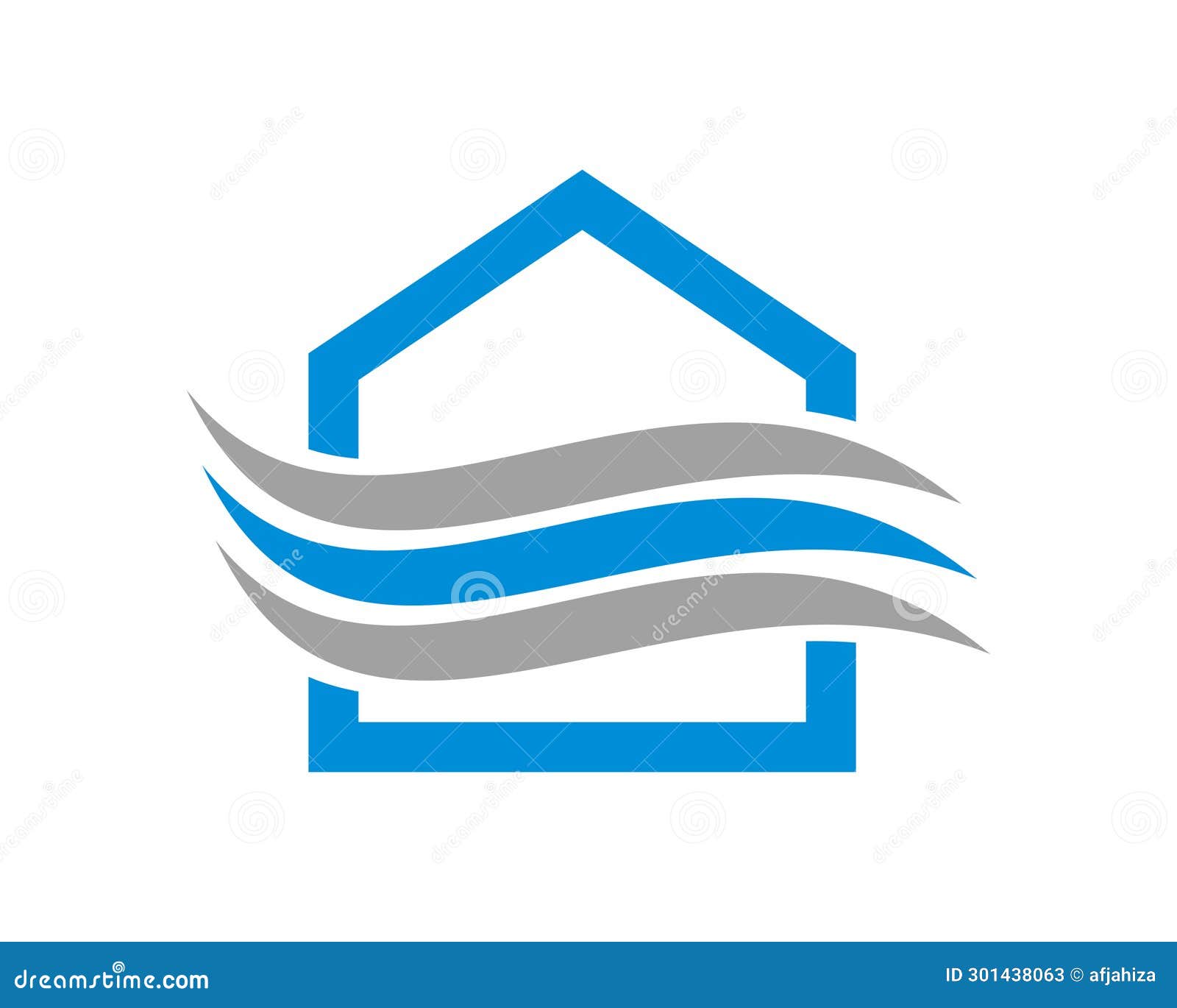 Home Flow Swoosh Logo Icon Template Stock Vector - Illustration of wing ...