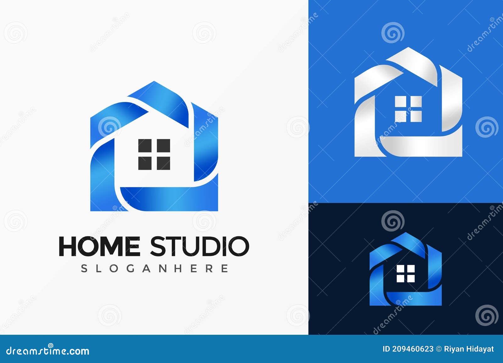 Home Focus Studio Logo Design, Modern Logos Designs Vector Illustration ...
