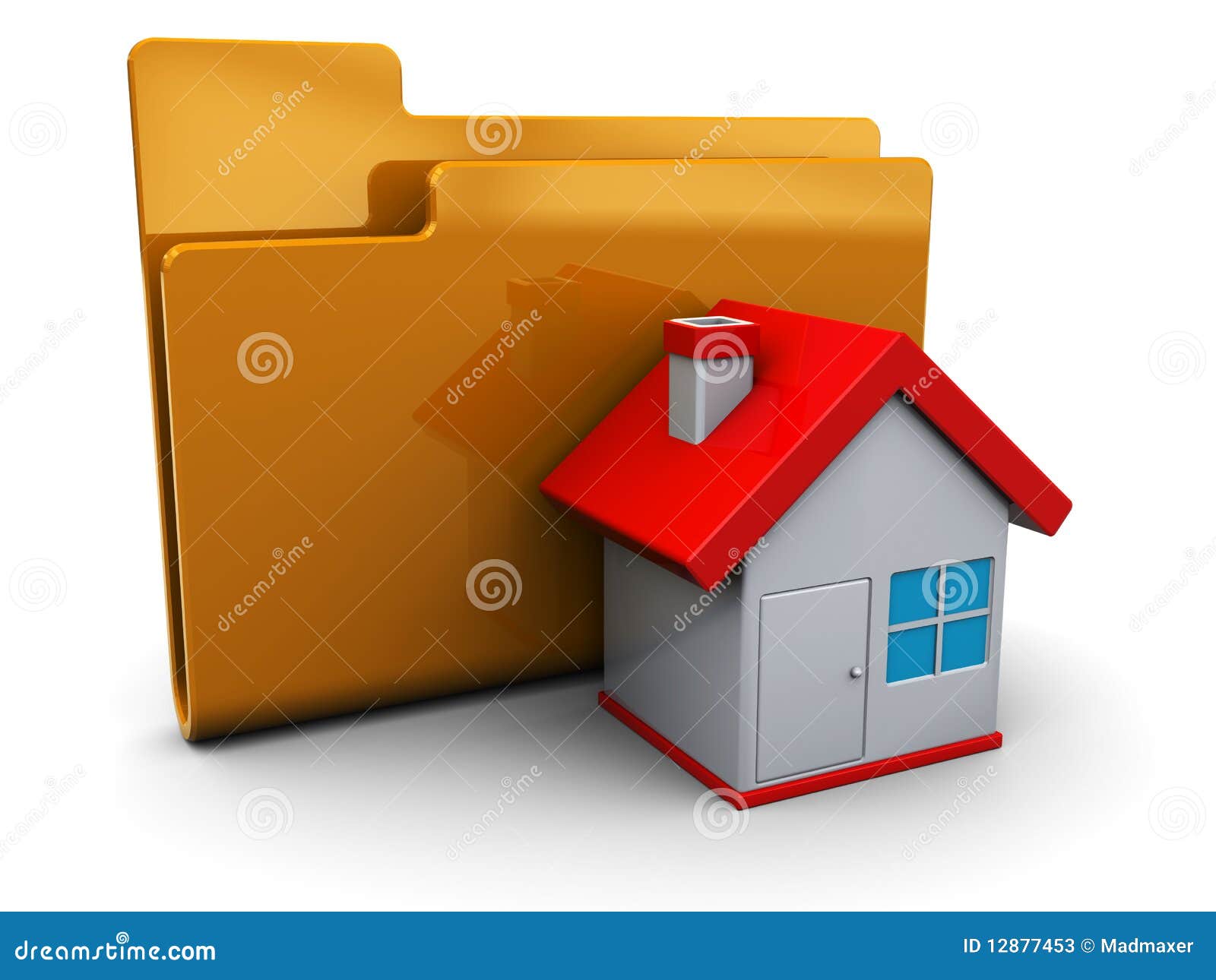 Home folder stock illustration. Illustration of compartment - 12877453