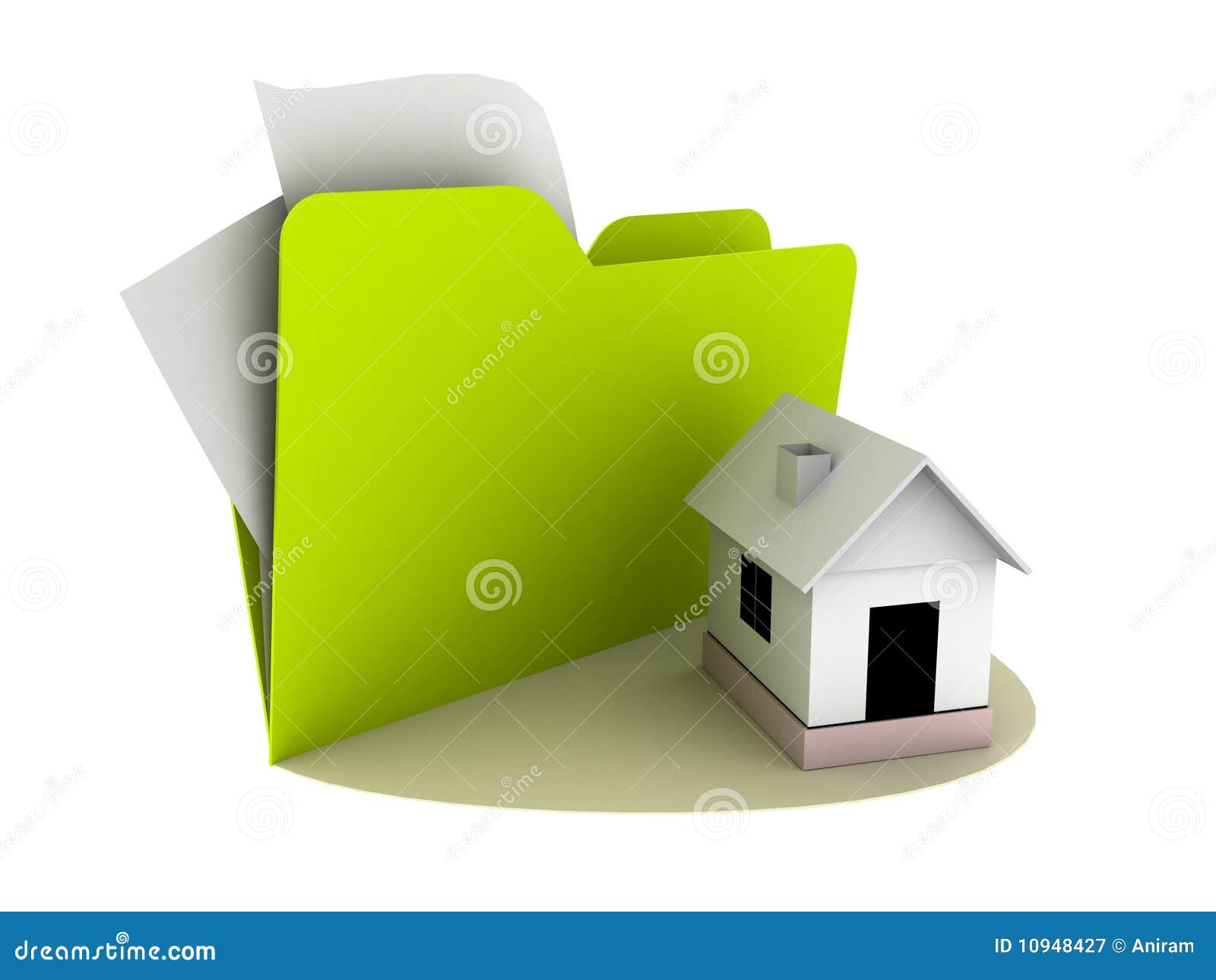 Home folder icon stock illustration. Illustration of button - 10948427