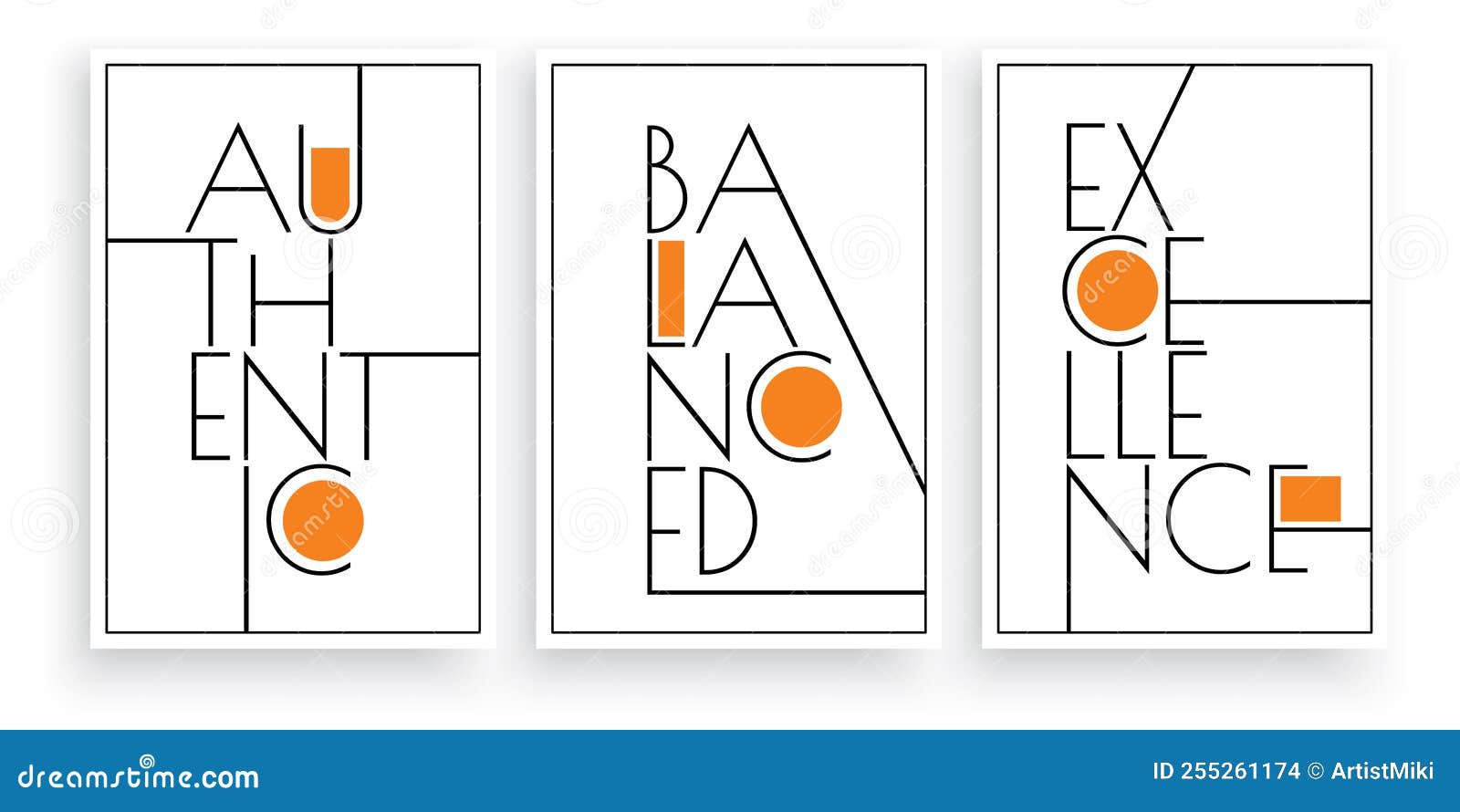 Authentic Balanced Excellence, Vector Stock Vector - Illustration of ...
