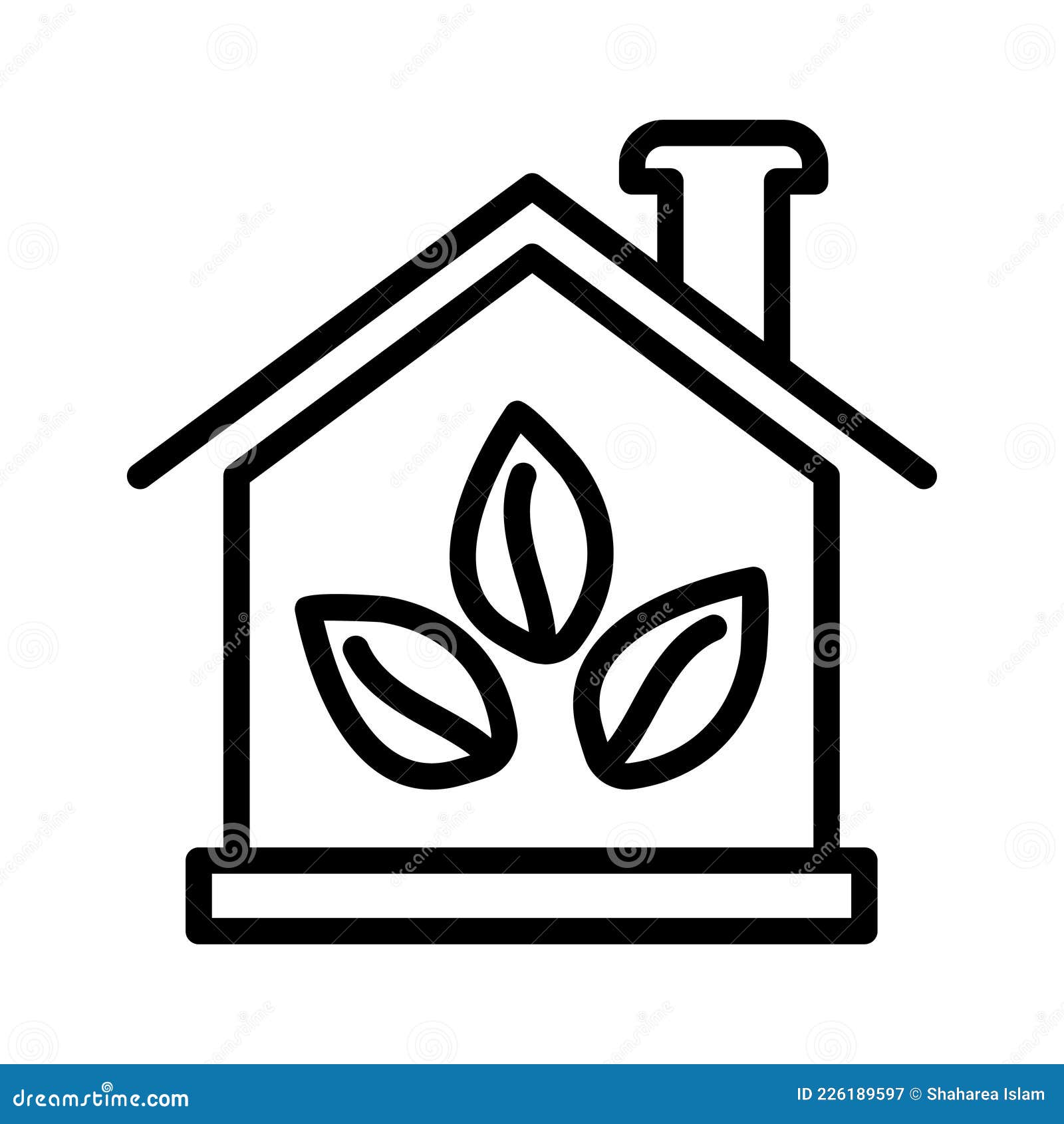 Home Garden Icon stock vector. Illustration of hone - 226189597