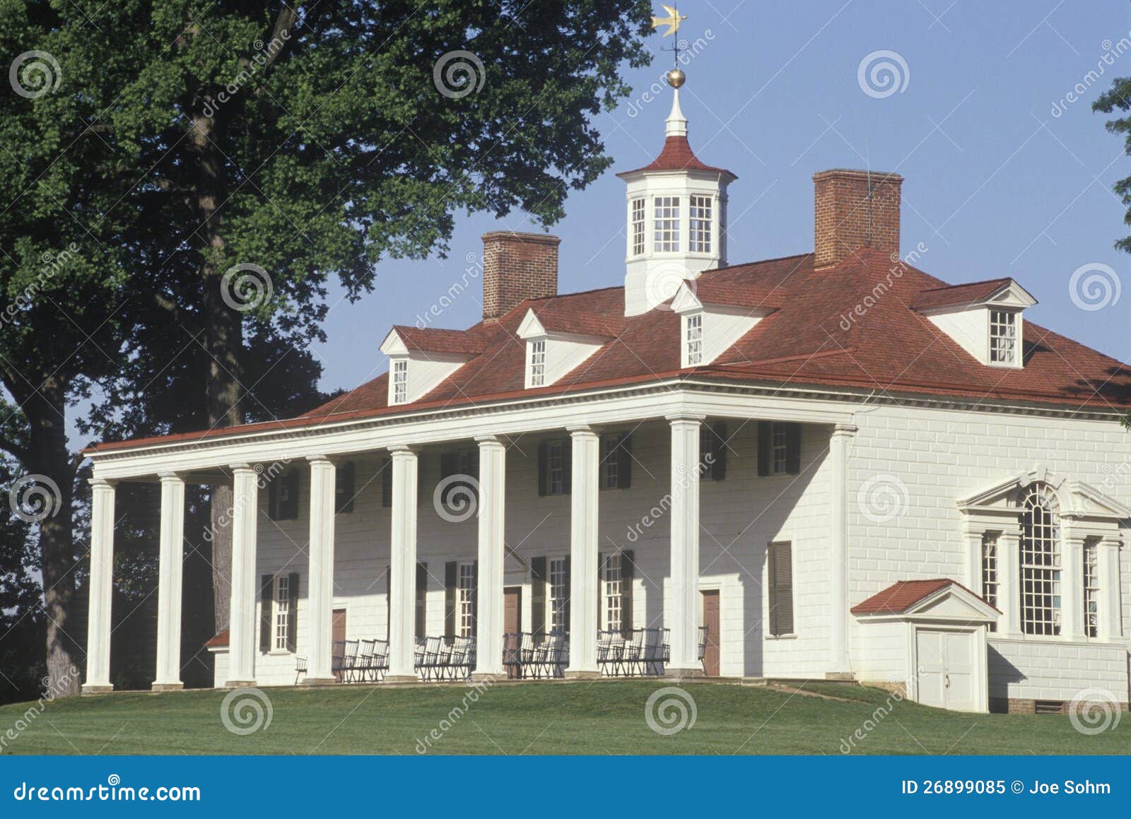 Home of George Washington stock image. Image of landmark - 26899085