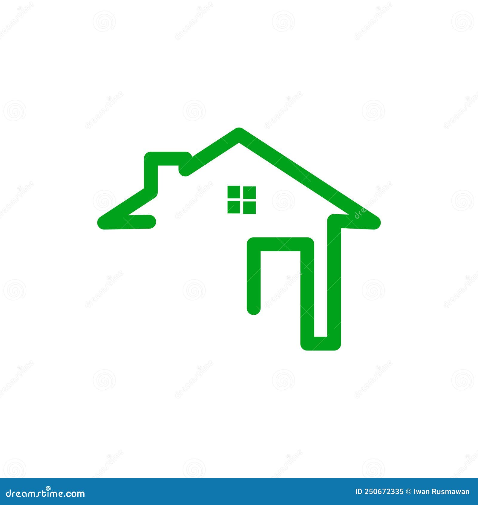 Home Green Modern Logo Design Stock Vector - Illustration of flower ...