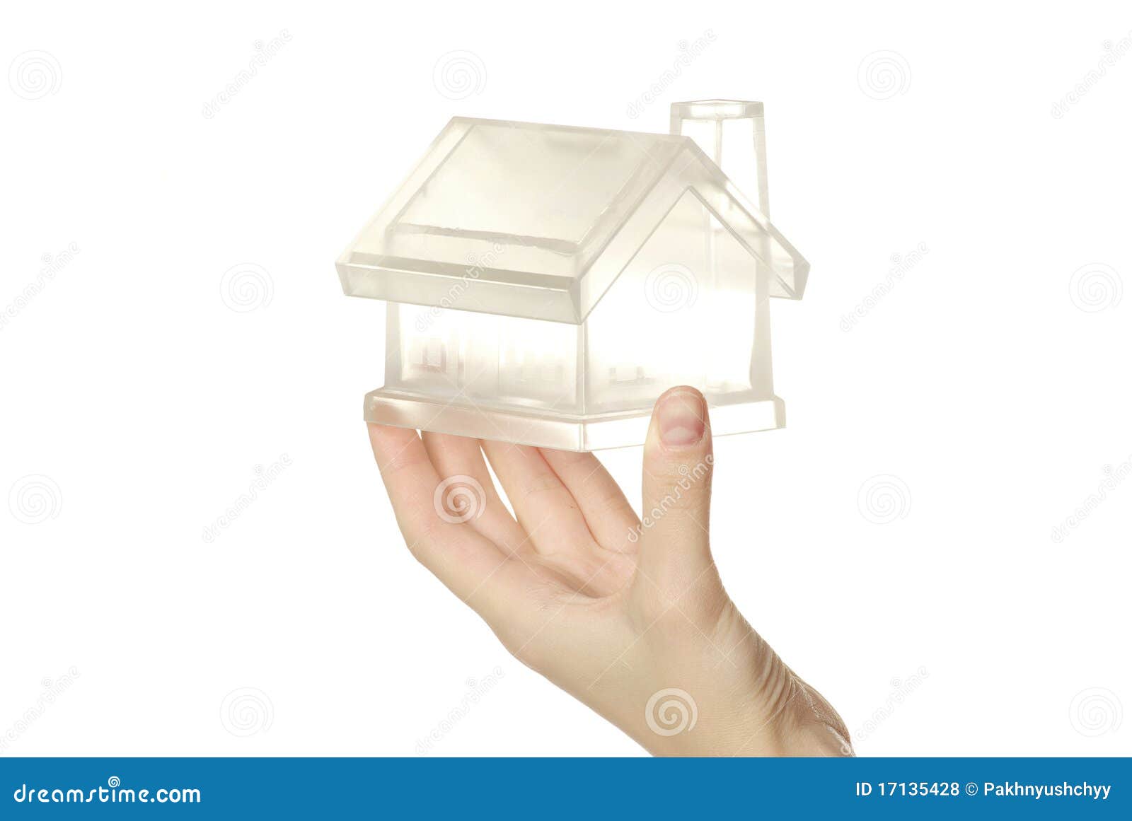 Home in hand stock photo. Image of sale, isolated, mortgage - 17135428