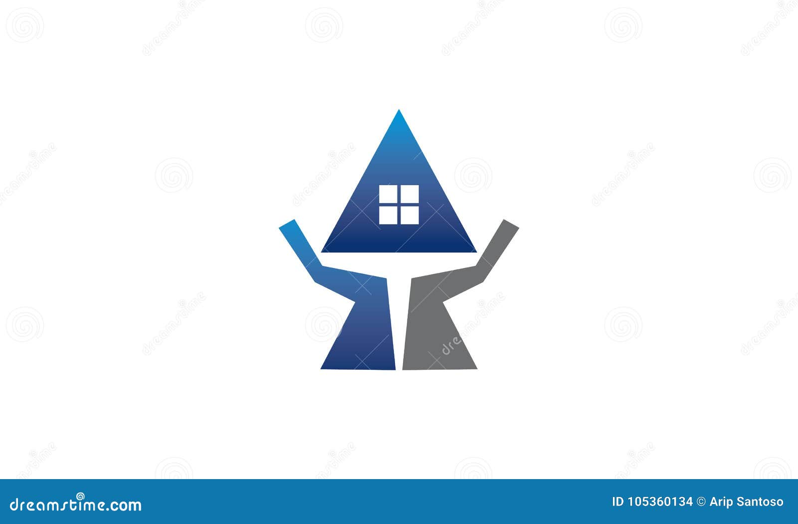 Home and Hand stock vector. Illustration of residence - 105360134