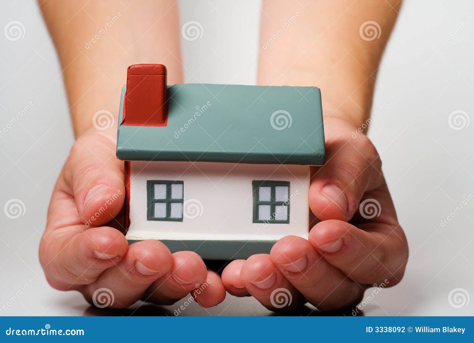 Home in Hands stock photo. Image of investment, home, close - 3338092