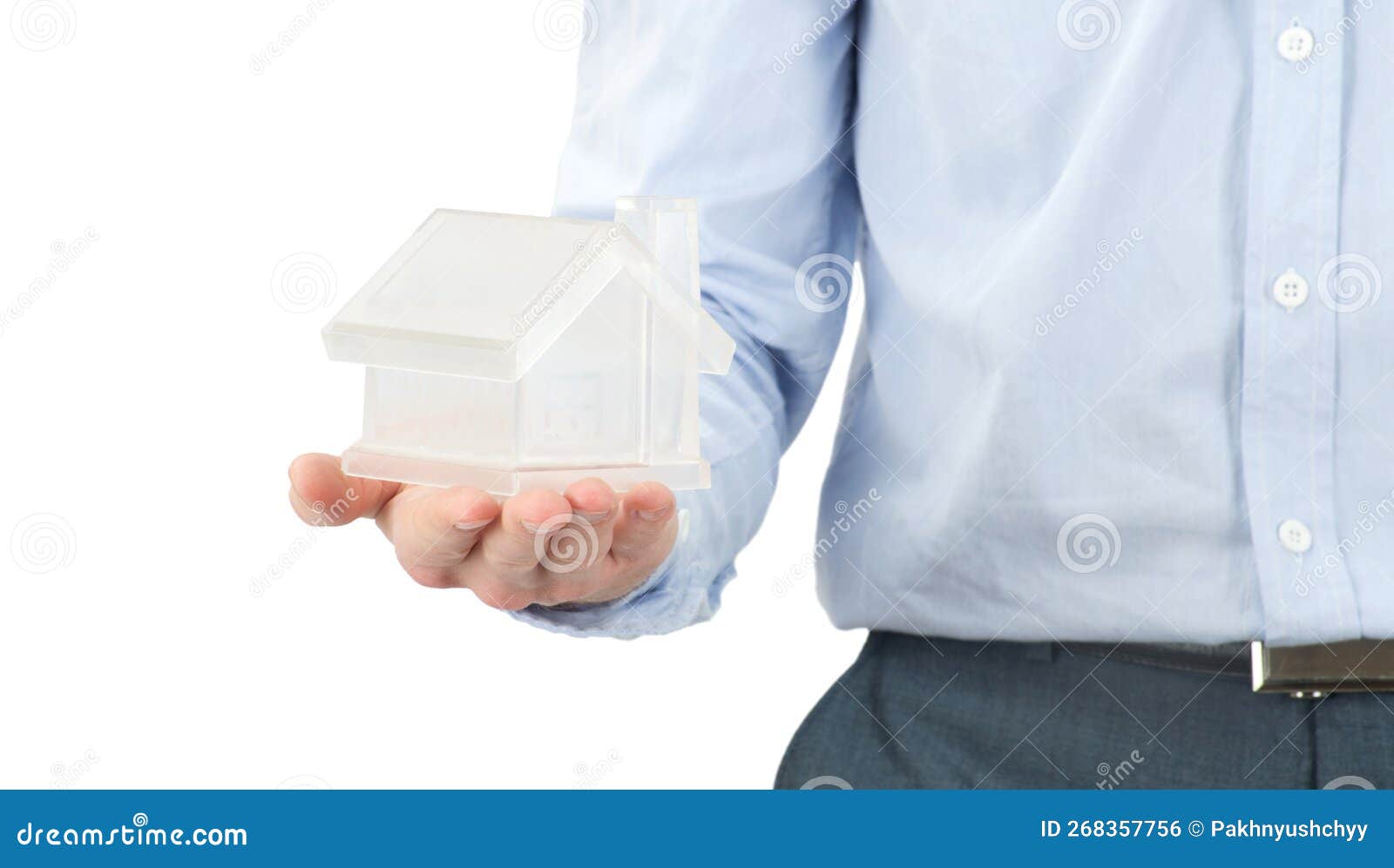 Home in hands stock photo. Image of finance, loan, hand - 268357756