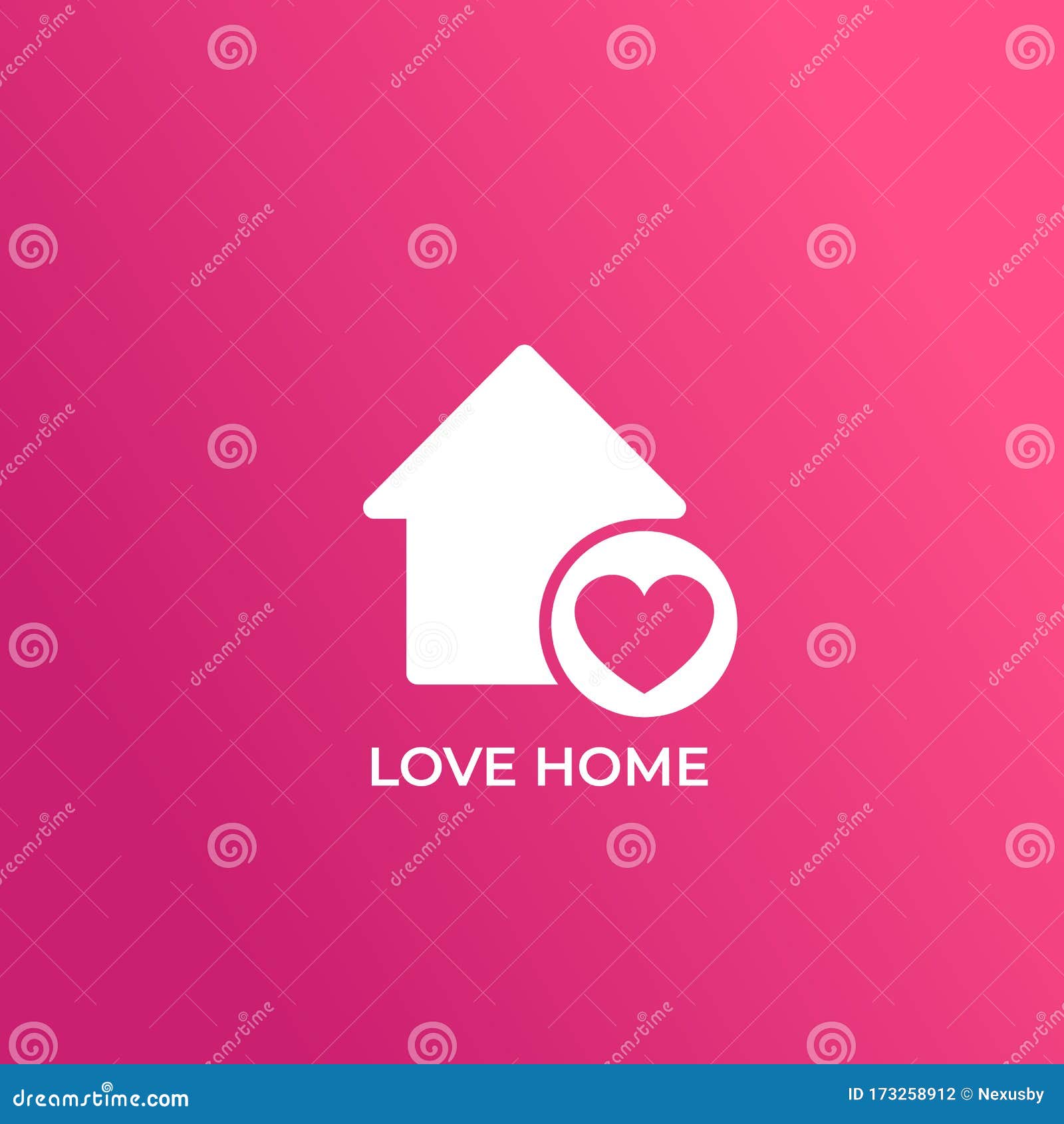 Home with Heart Vector Icon Stock Vector - Illustration of icon, rent ...