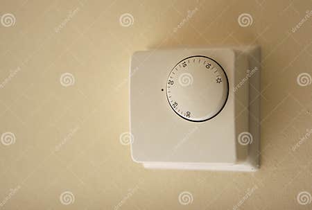 Home Heating Boiler Thermostat Stock Photo - Image of measure, degree ...