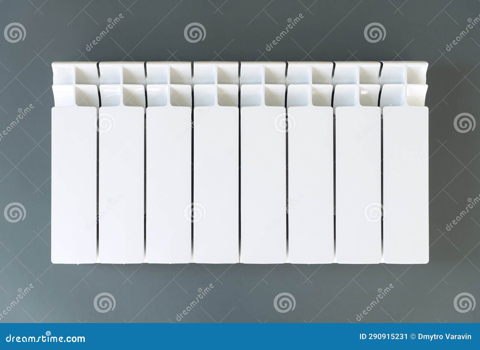 Home Heating System Background with Modern Heating Radiator Heater ...