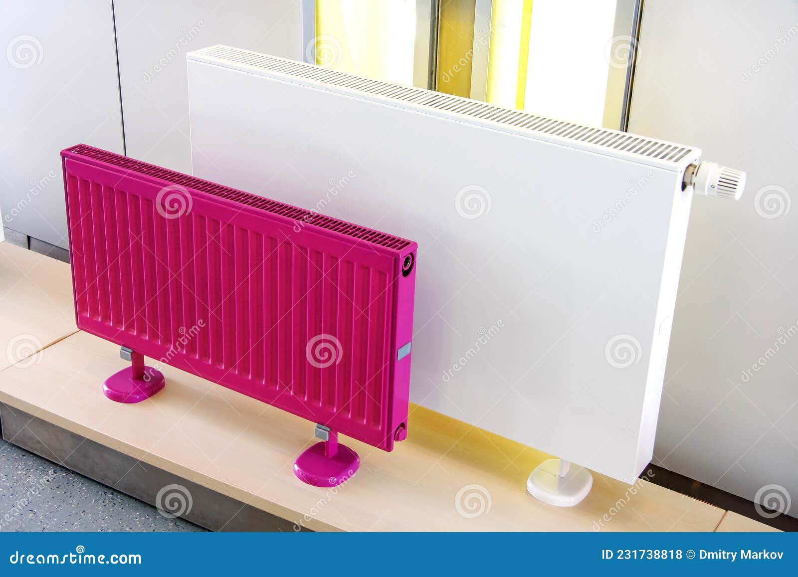 Home Heating System. Heating Panels Stock Photo - Image of economic ...