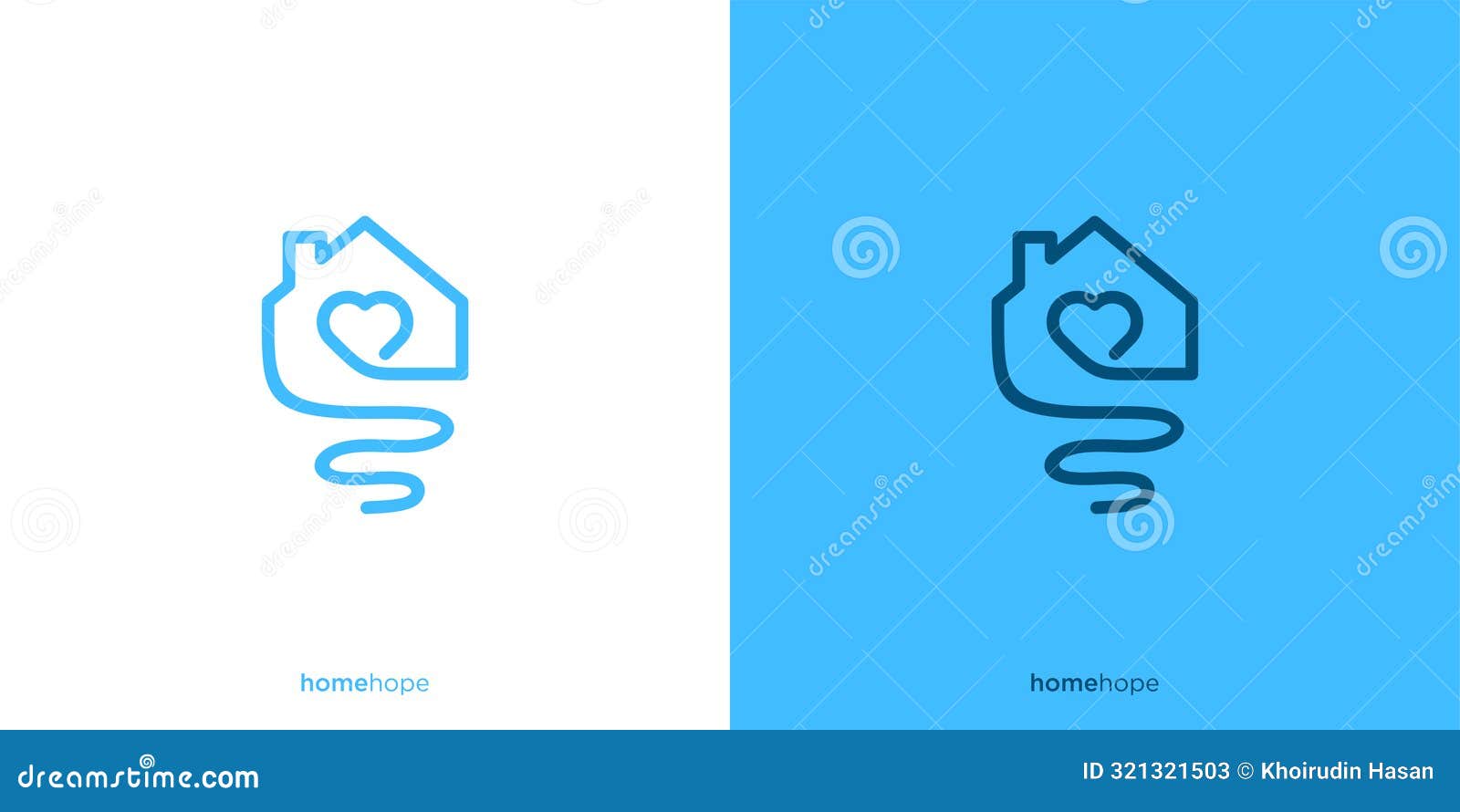Home Hope Logo Designs. Love Home with Line Art Outline Style Stock ...