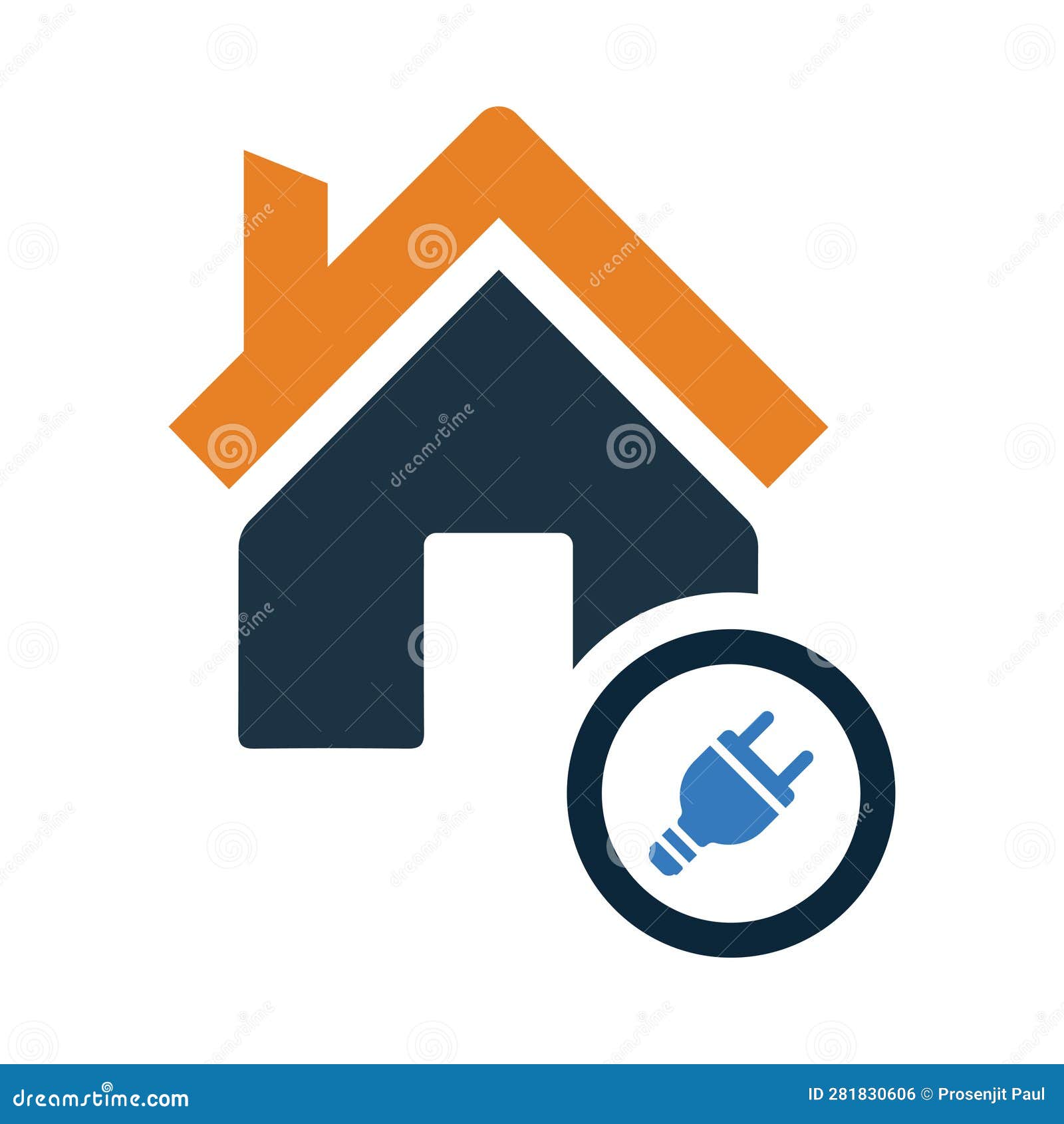 Home, House, Electric, Plug, Power House Icon Stock Vector ...