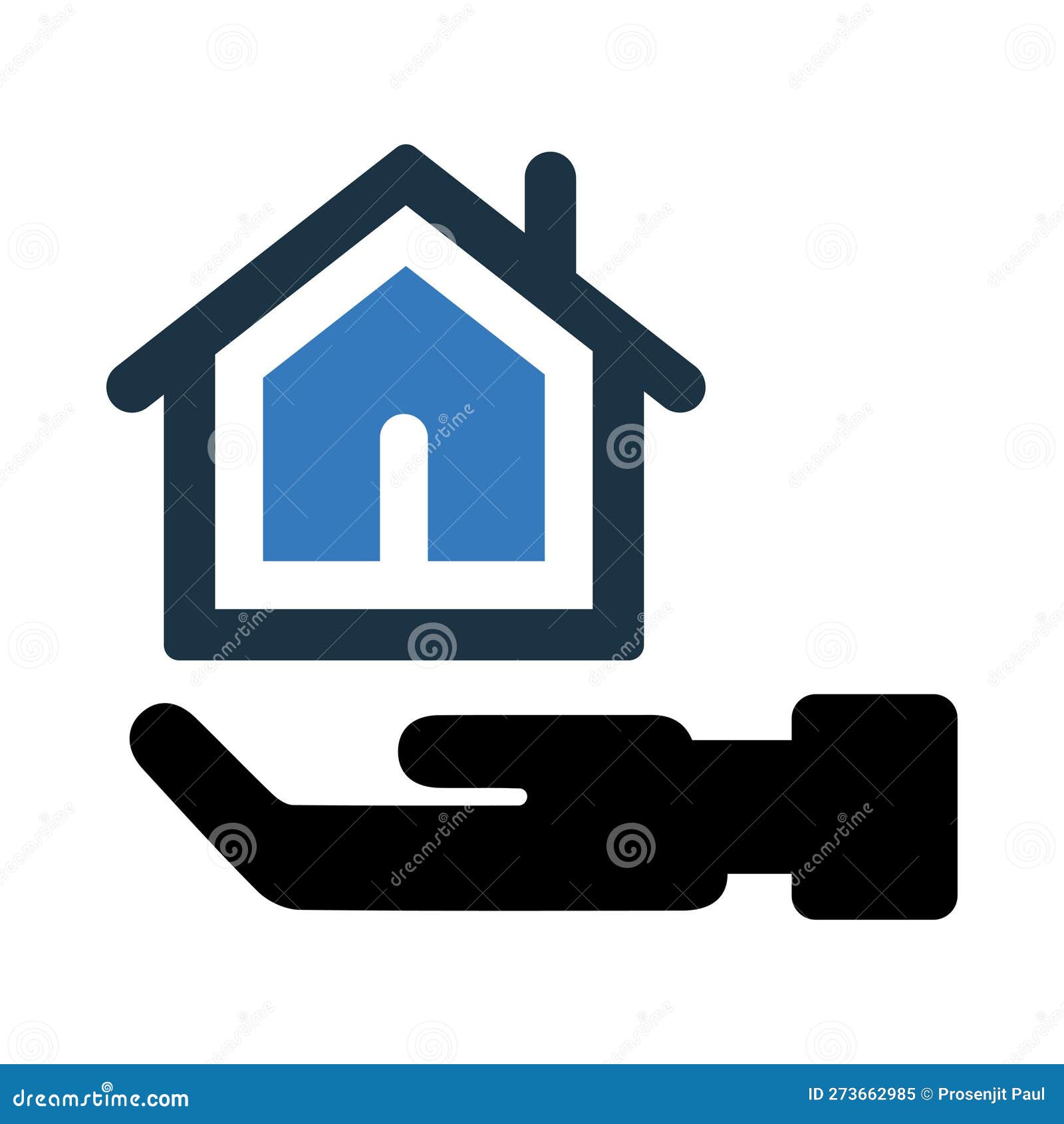 Home, House, Hand, Sale Home on Hand Icon Stock Vector - Illustration ...