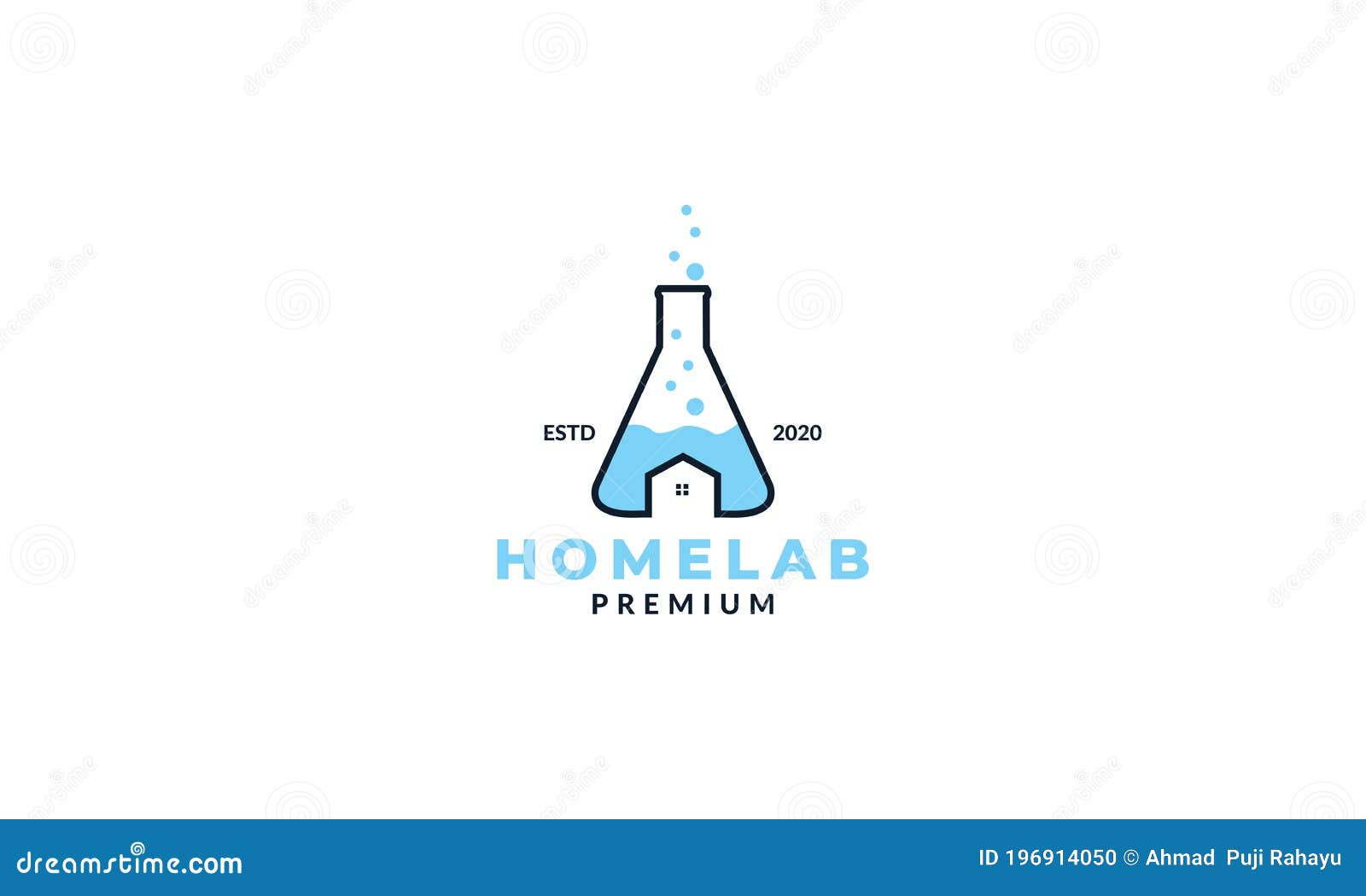 Home or House Laboratory Glass Logo Icon Vector Stock Vector ...