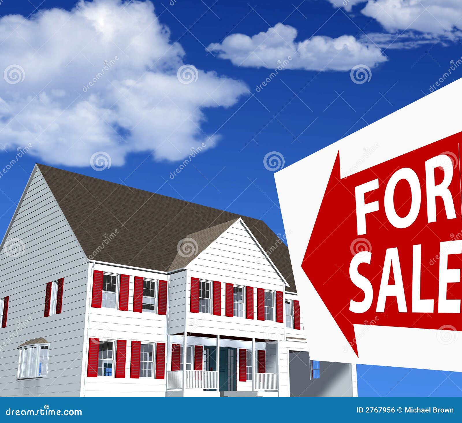 Home House for SALE Sign stock illustration. Illustration of sold - 2767956