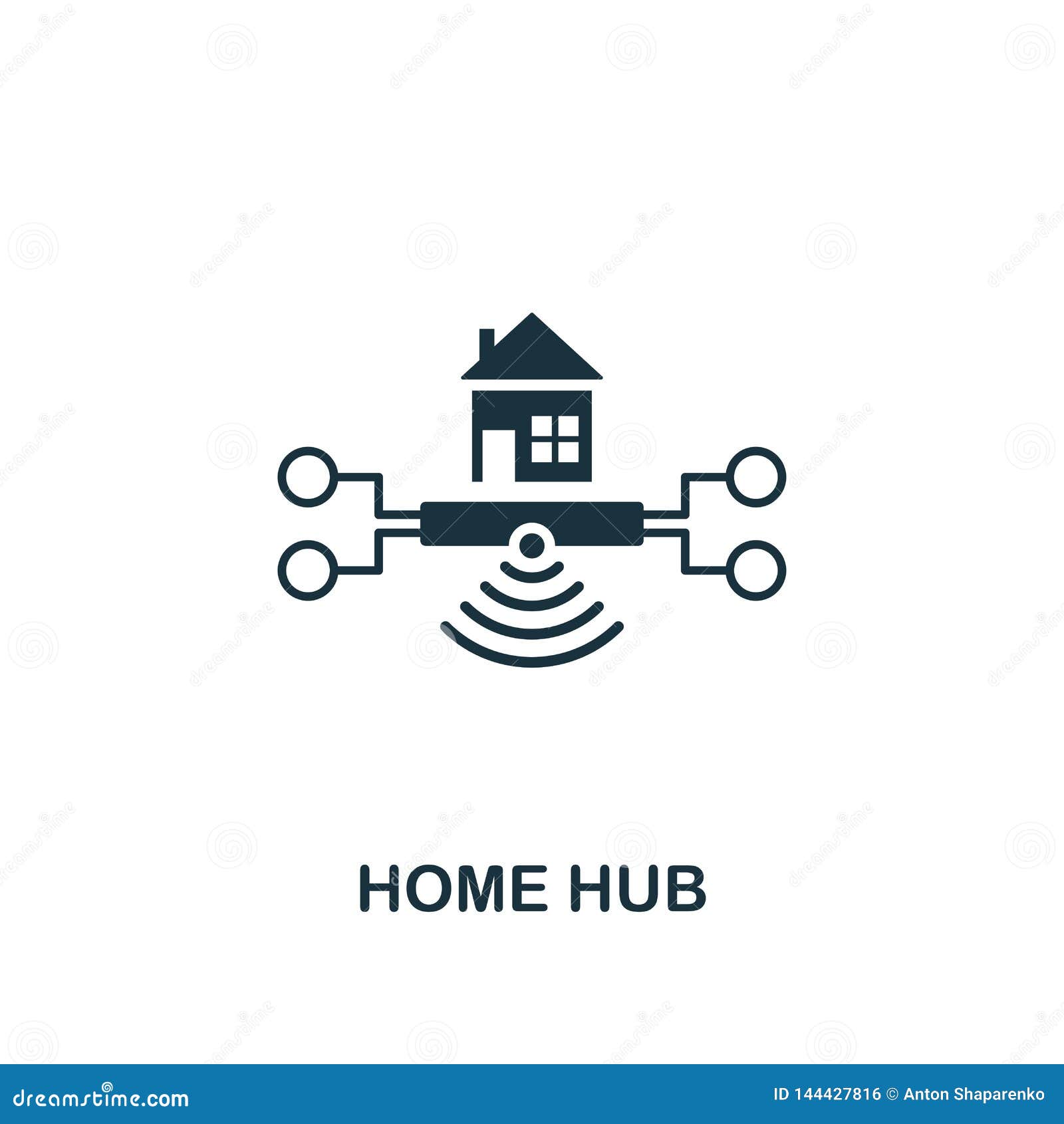 Home Hub Icon. Creative Element Design from Smart Home Icons Collection ...