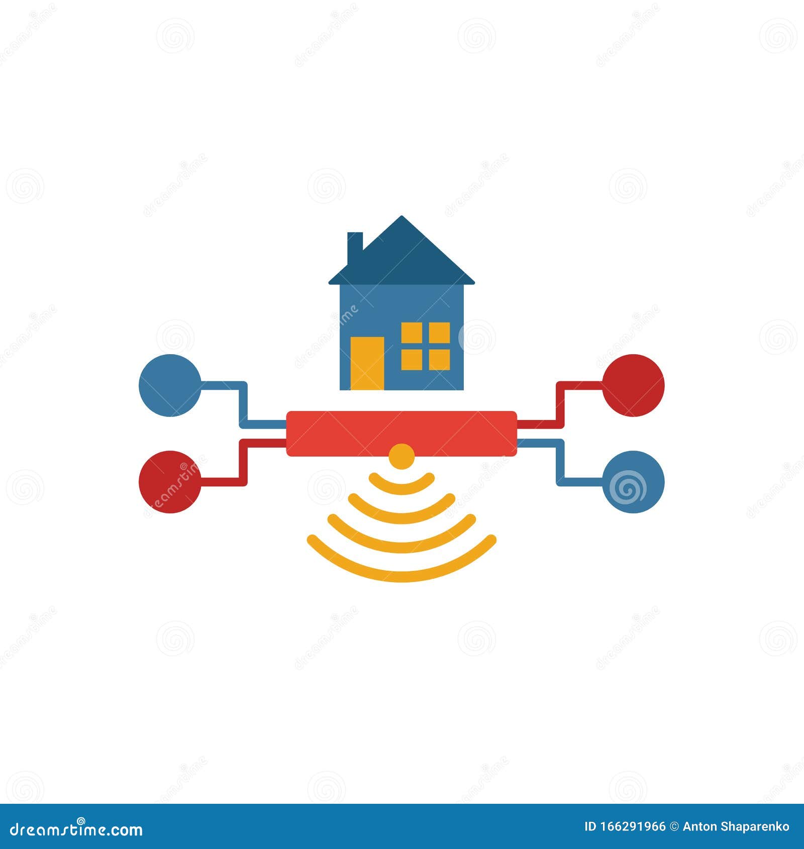 Home Hub Icon. Simple Element from Smart Home Icons Collection Stock ...