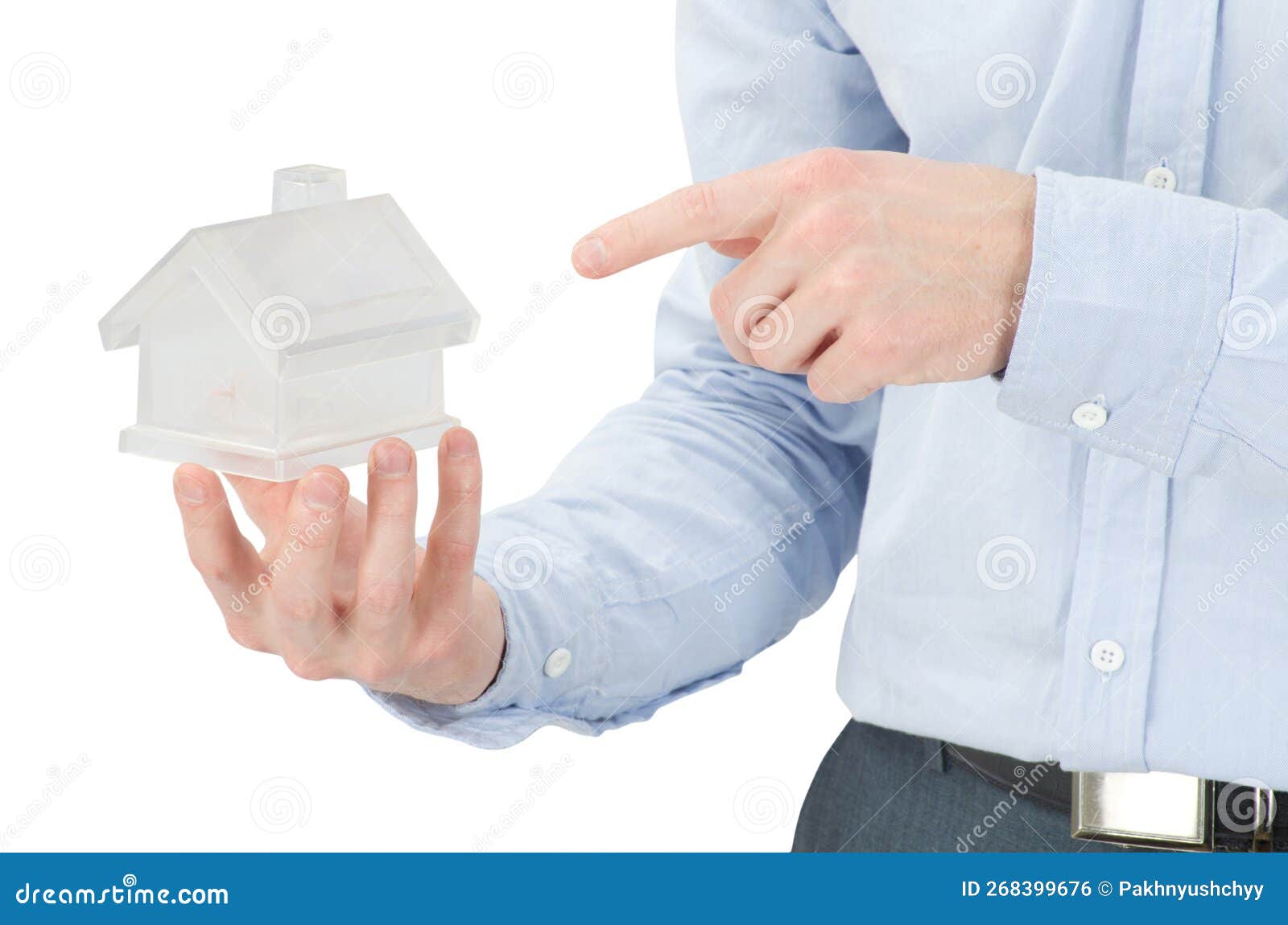 Home in hands stock photo. Image of architect, isolated - 268399676