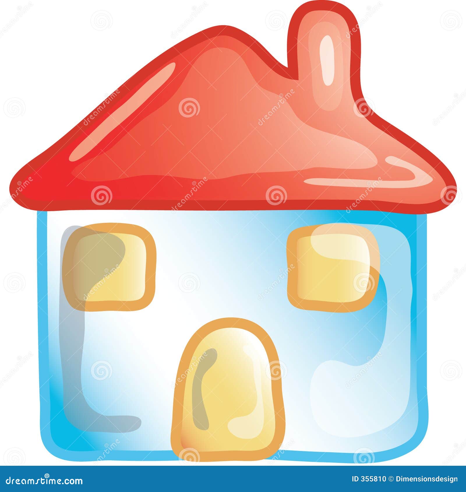 Home icon stock vector. Illustration of button, symbol - 355810