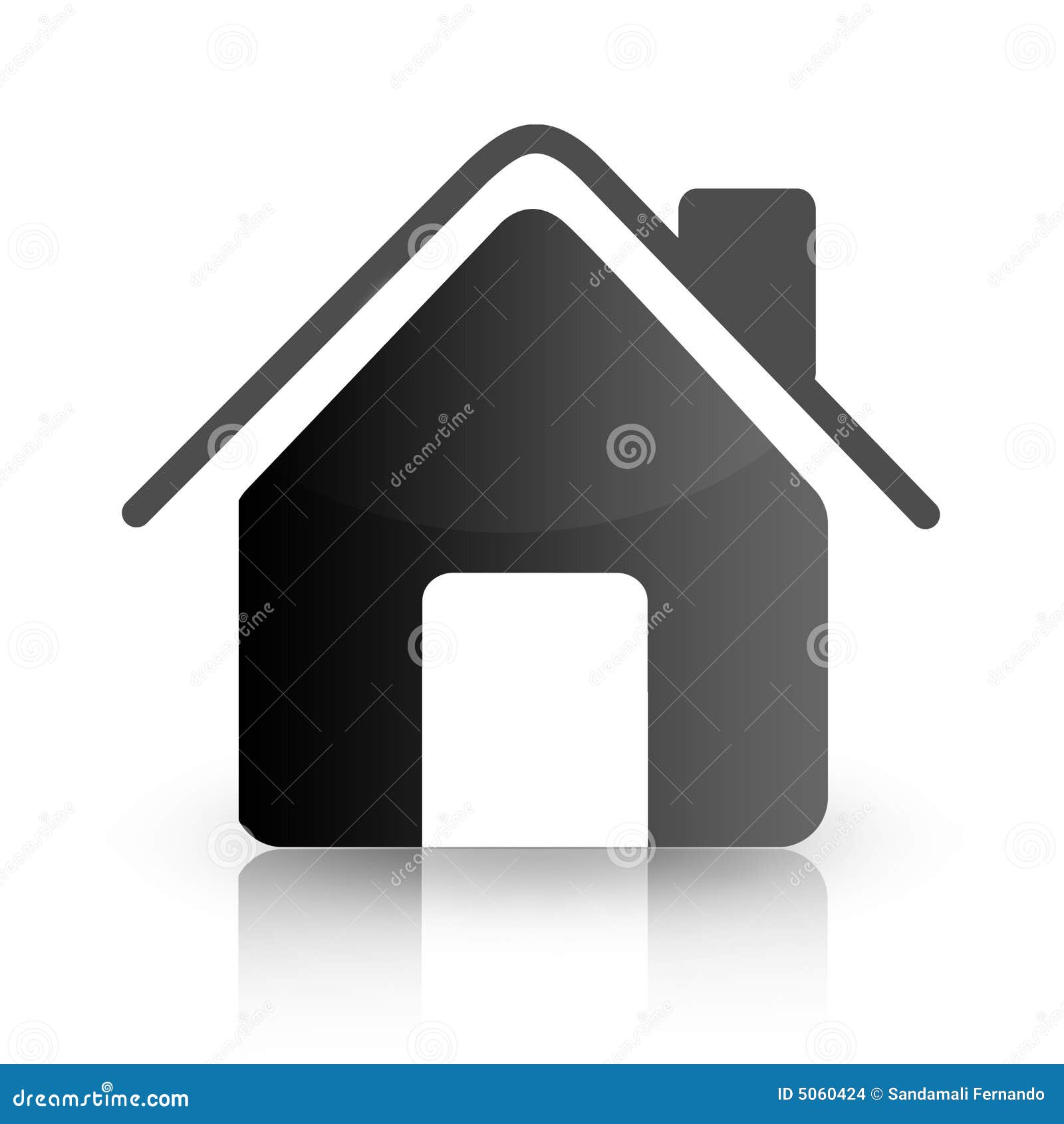 Home icon stock vector. Illustration of isolated, page - 5060424