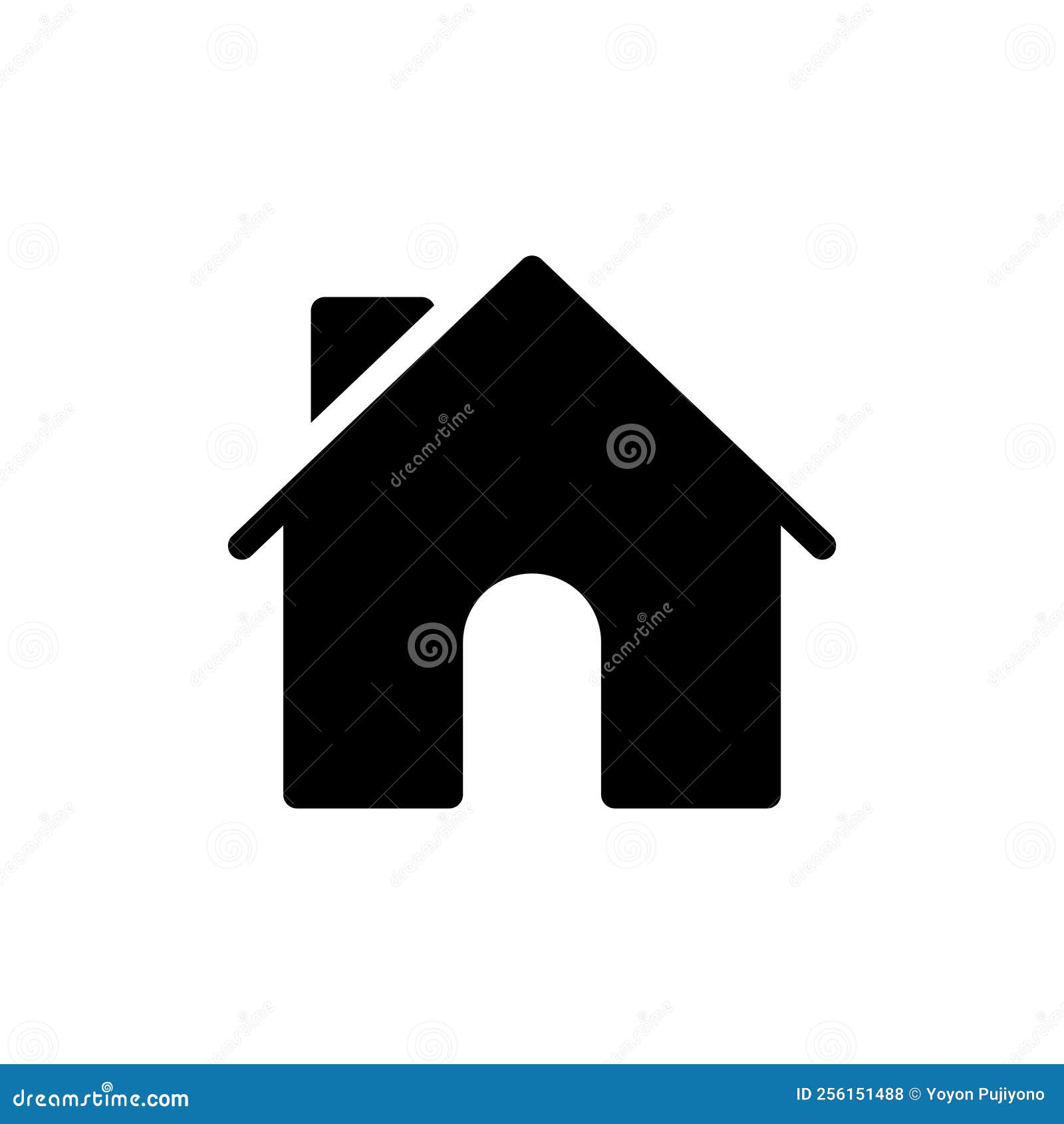Home Icon for House or Building Sign Stock Vector - Illustration of ...