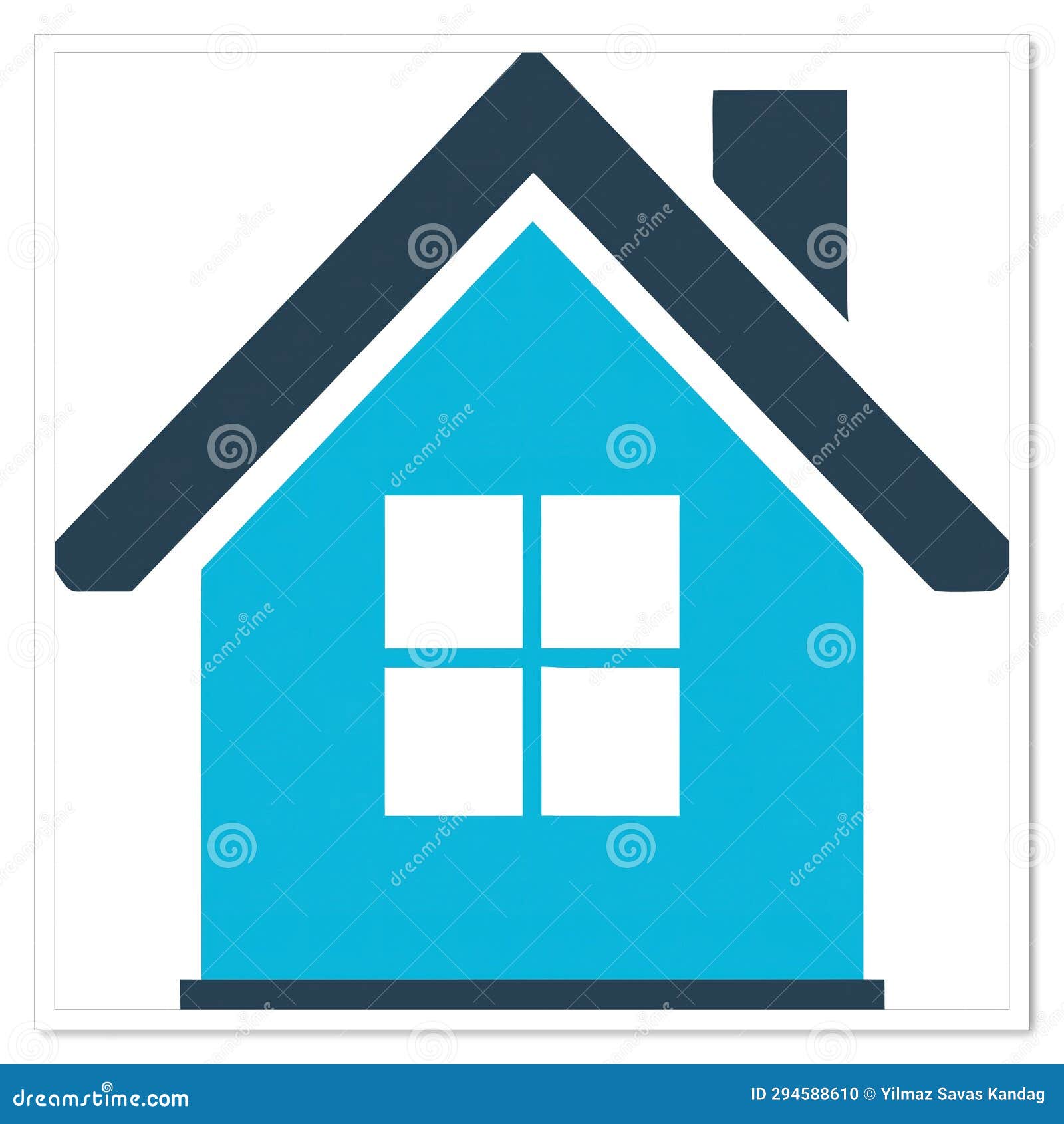 Home Icon . Real Estate Symbol. Stock Illustration - Illustration of ...