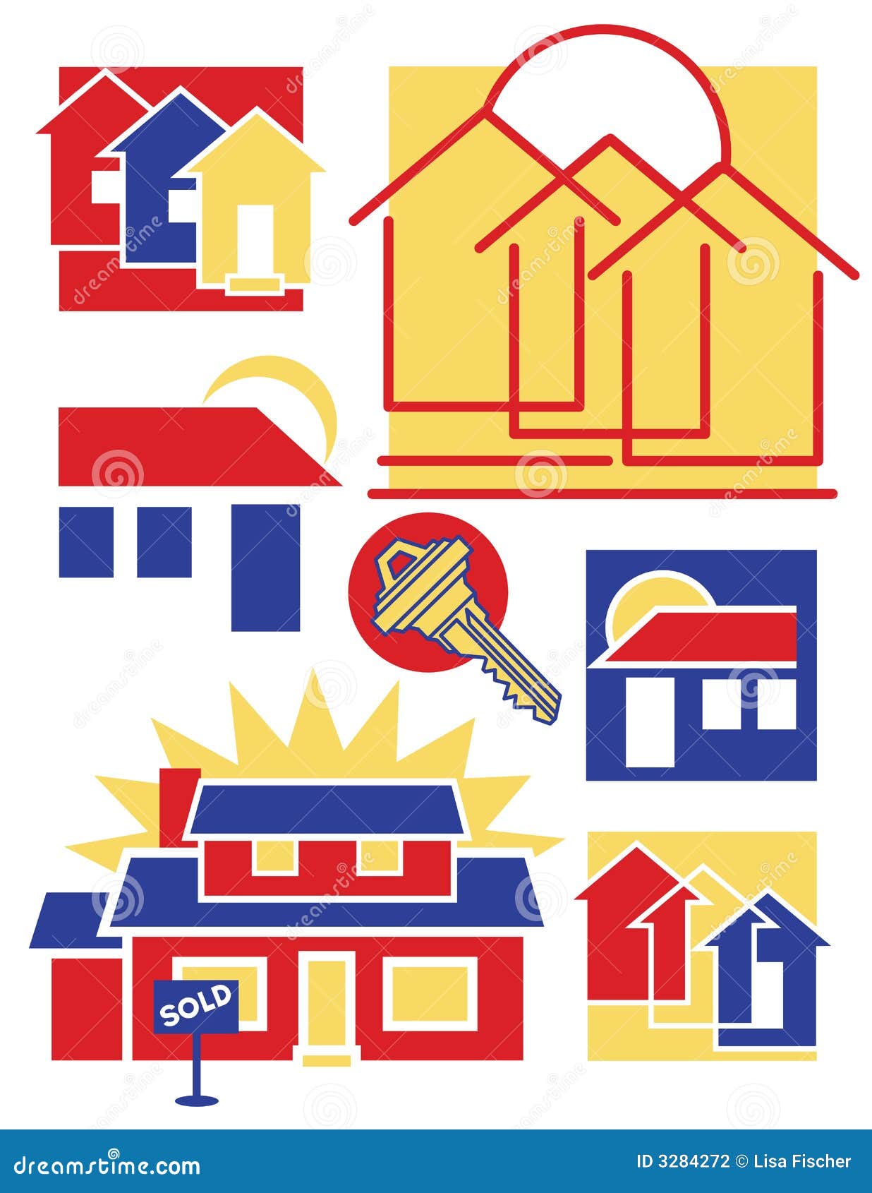 Home Icons Collection 3 stock vector. Illustration of construction ...