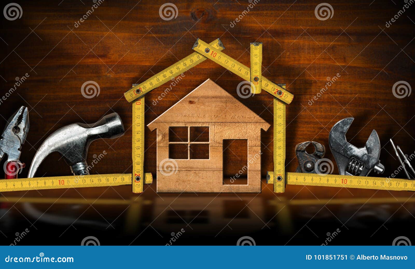 Tools Of The House Painter A Brush The Platen Royalty-Free Stock ...