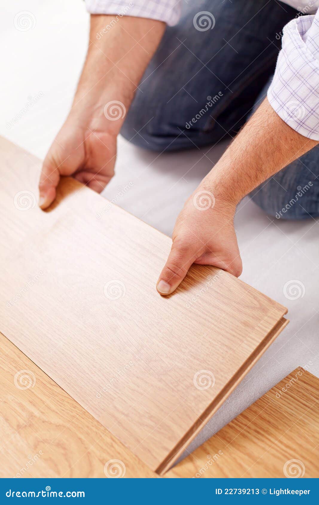 Installing Laminate Flooring Stock Photography | CartoonDealer.com ...