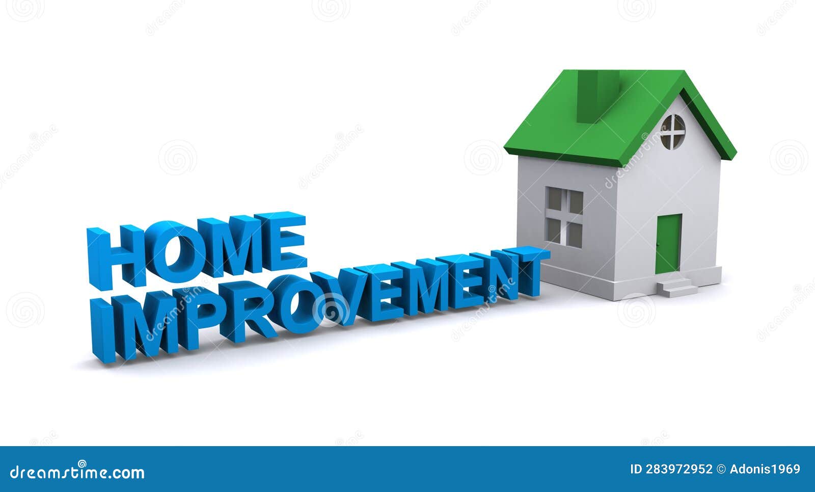 Home improvement on white stock illustration. Illustration of tips ...