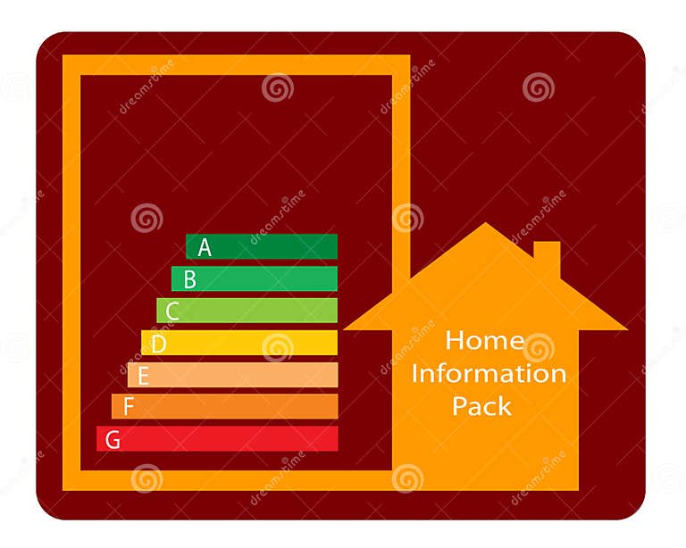 Home Information Pack Emblem Stock Illustration - Illustration of ...