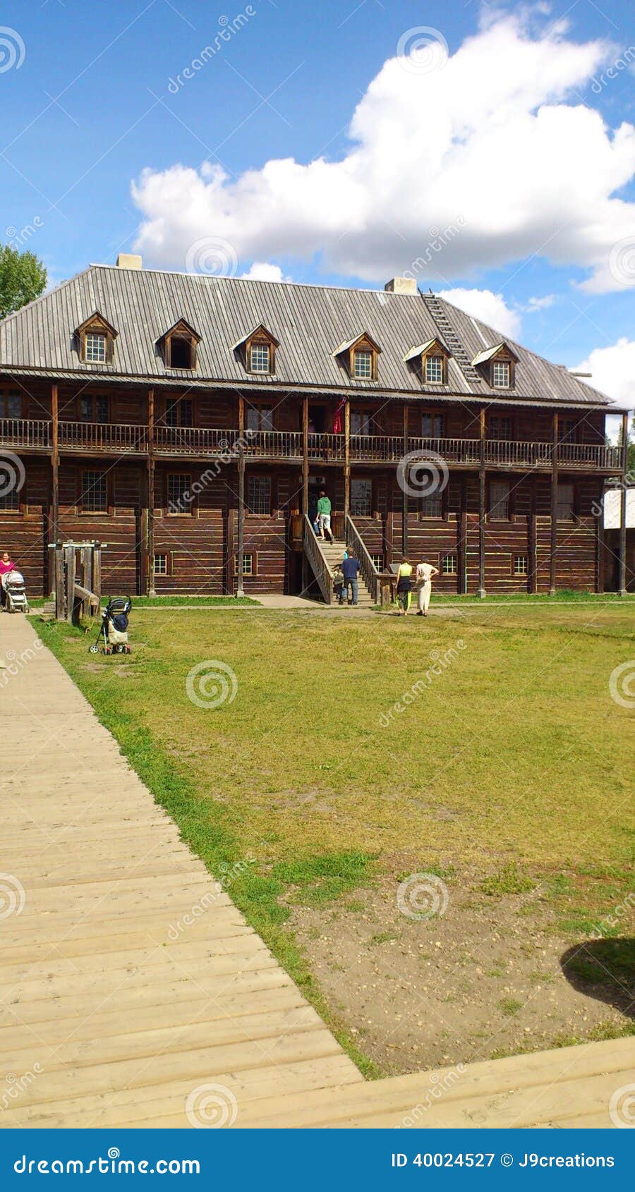 Home inside a fort. stock image. Image of historic, lawn - 40024527