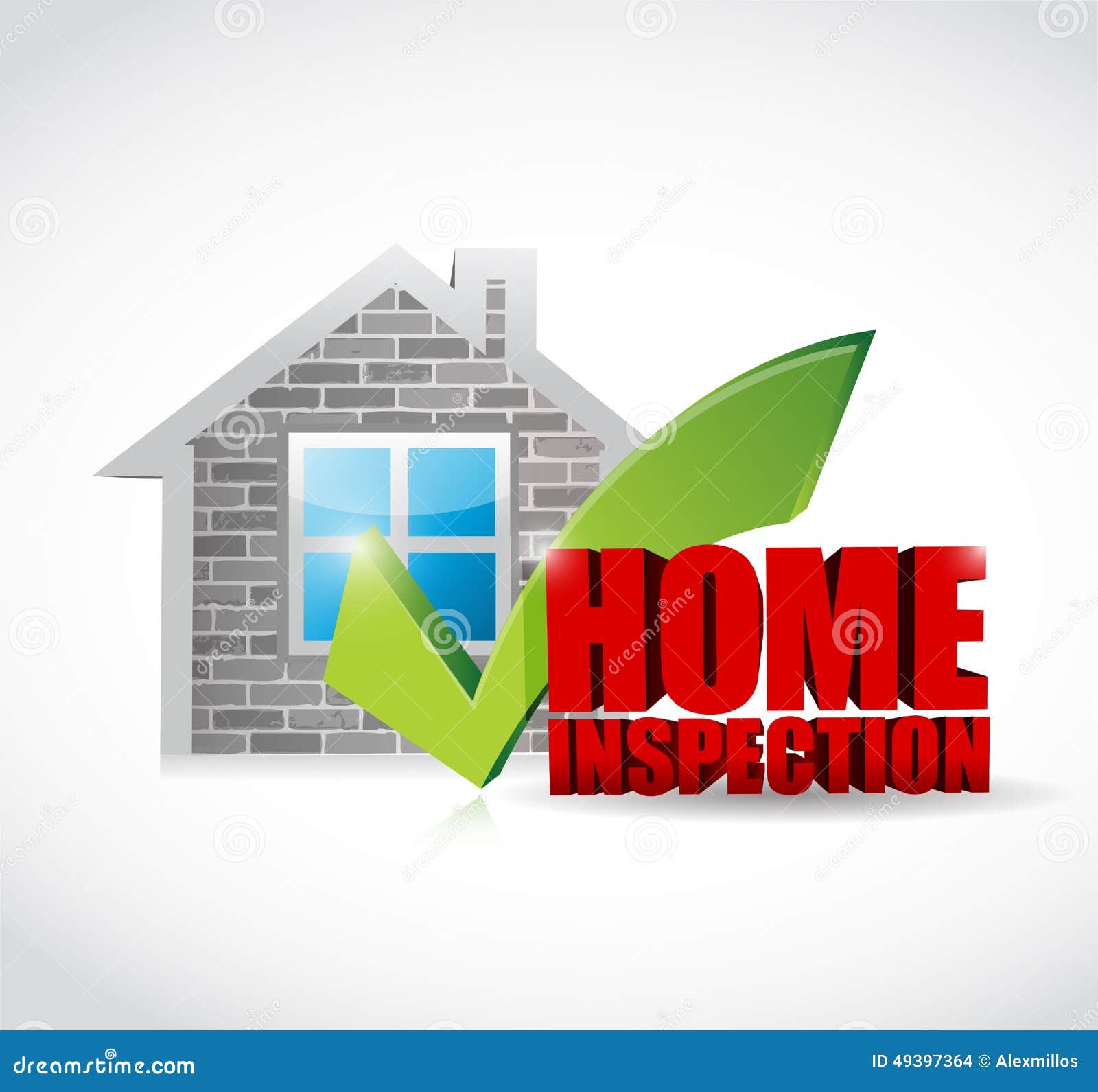 Home Inspection Approved Illustration Design Stock Illustration ...