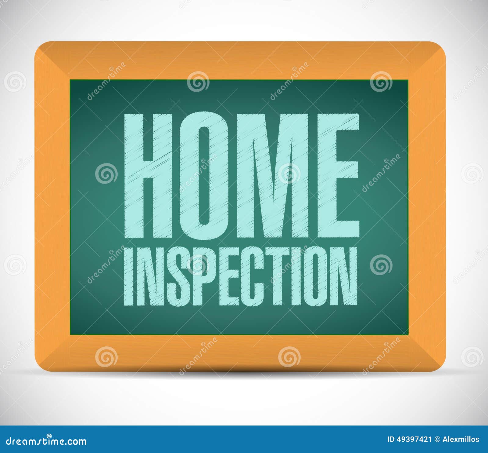 Home Inspection Board Sign Illustration Stock Illustration ...