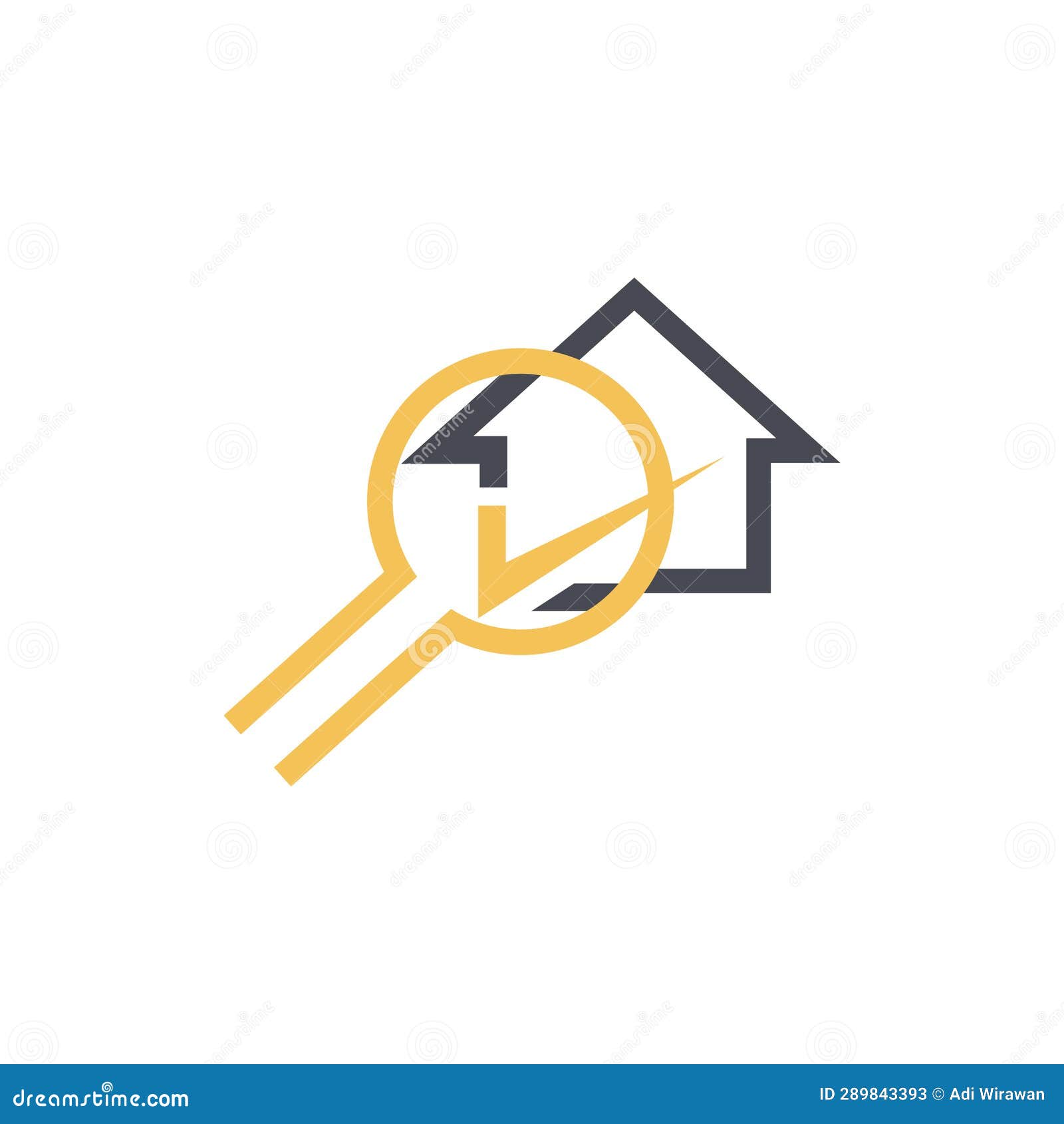 Home Inspection Logo Design Template Stock Vector - Illustration of ...