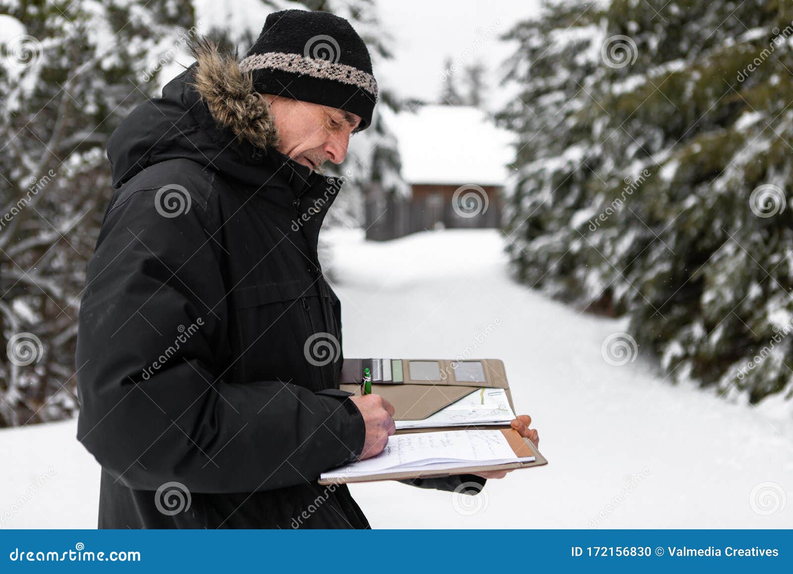 Home Inspector during a House Inspection Stock Photo - Image of estate ...