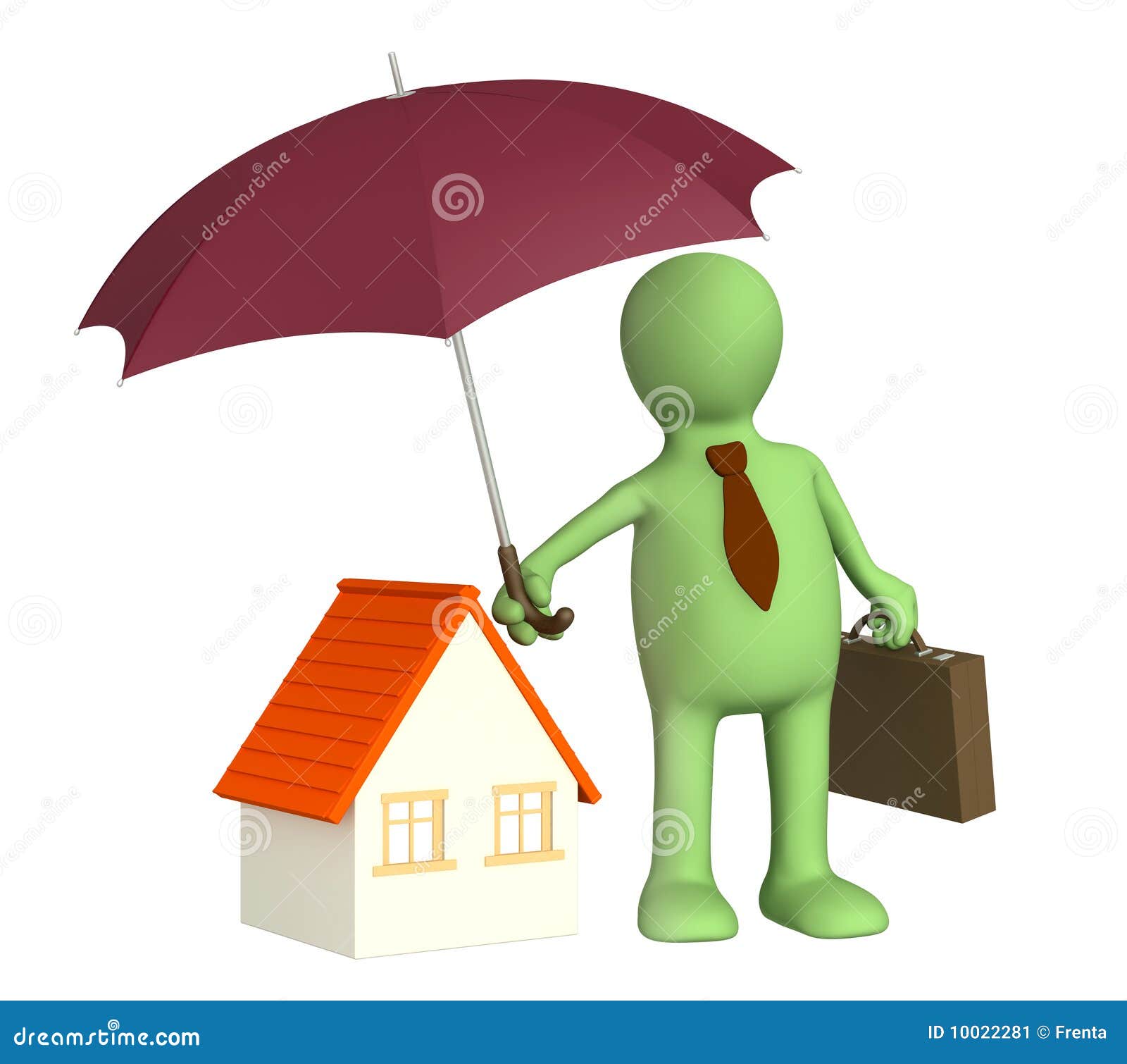 Home insurance stock illustration. Illustration of consultant - 10022281