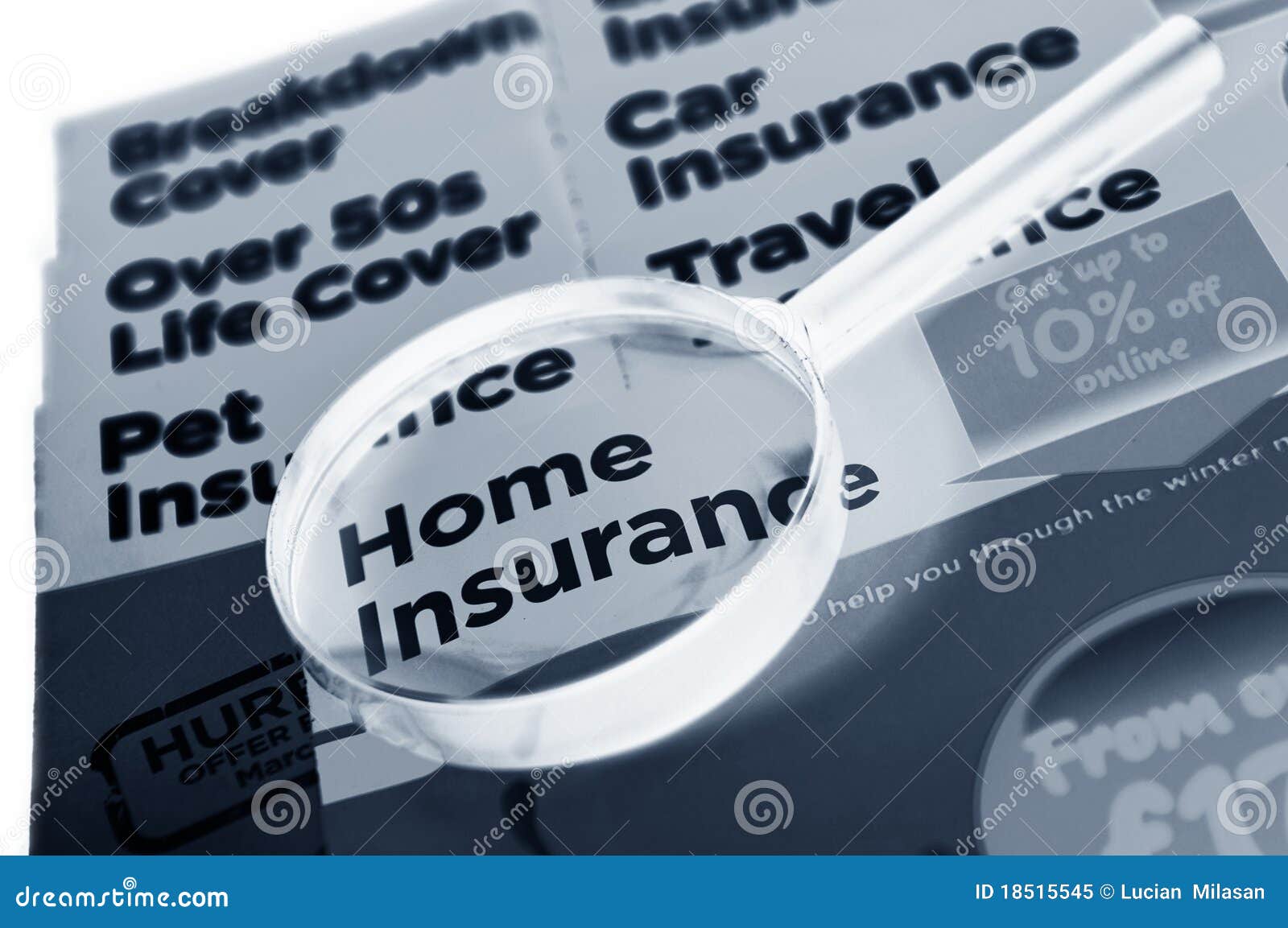 Home insurance stock image. Image of monochromatic, claim - 18515545