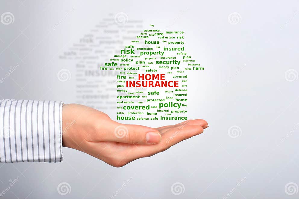 Home insurance collage. stock photo. Image of collage - 49676726