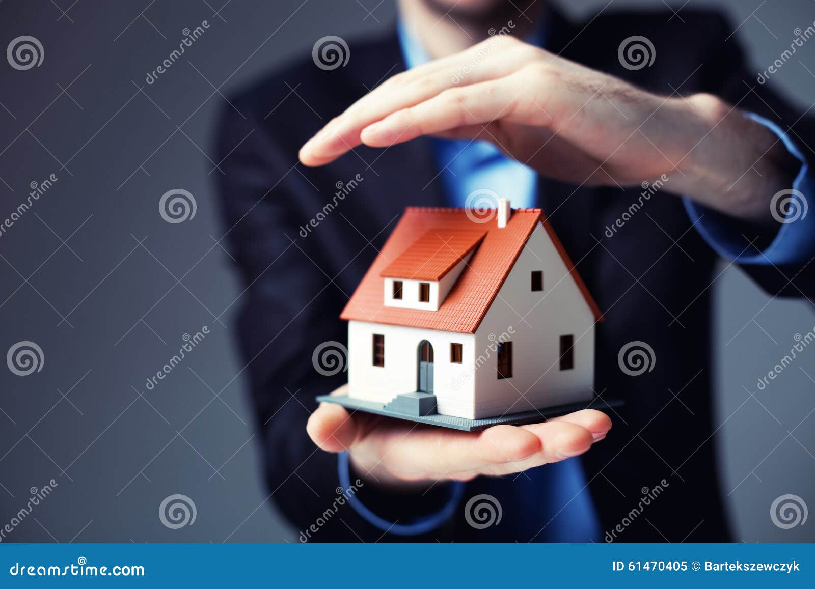 Home insurance concept stock image. Image of estate, hand - 61470405