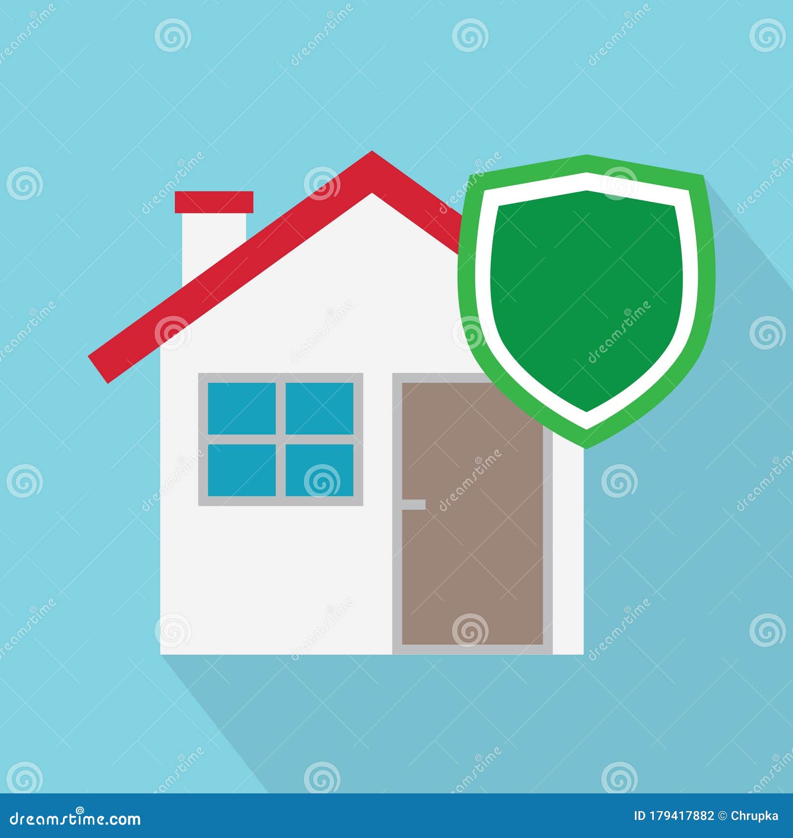 Home insurance concept stock vector. Illustration of home - 179417882