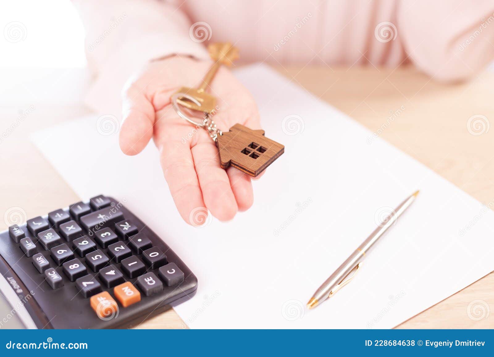 Home Insurance Contract, Signing a Close-up Agreement Stock Photo ...