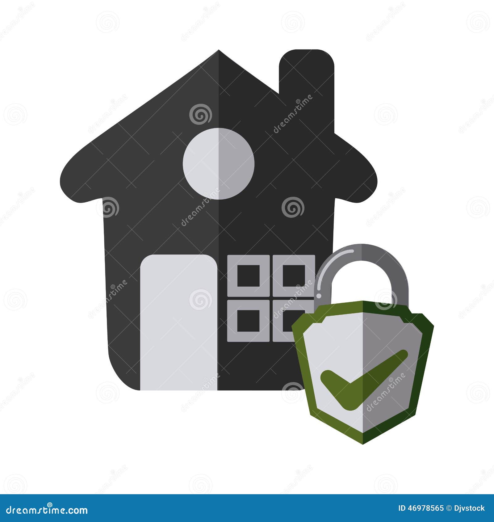Home insurance design stock vector. Illustration of estate - 46978565