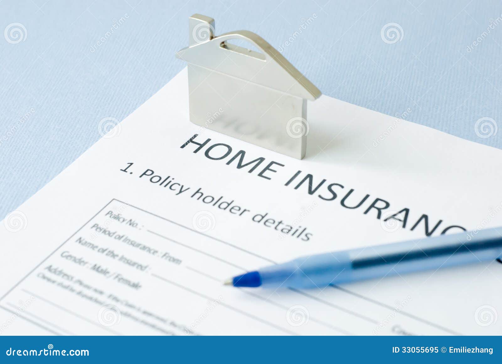 Insurance Policy Document Royalty Free Stock Photo Image