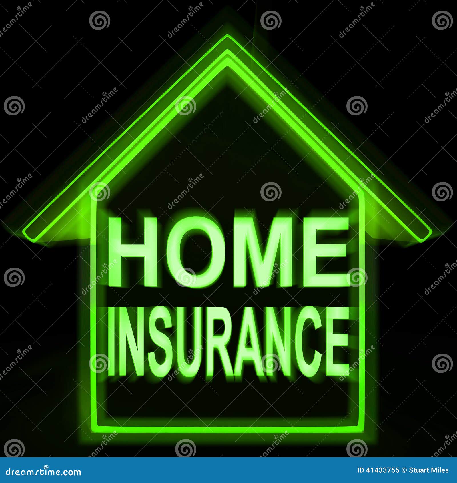 Home Insurance Means Protecting and Insuring Property Stock ...